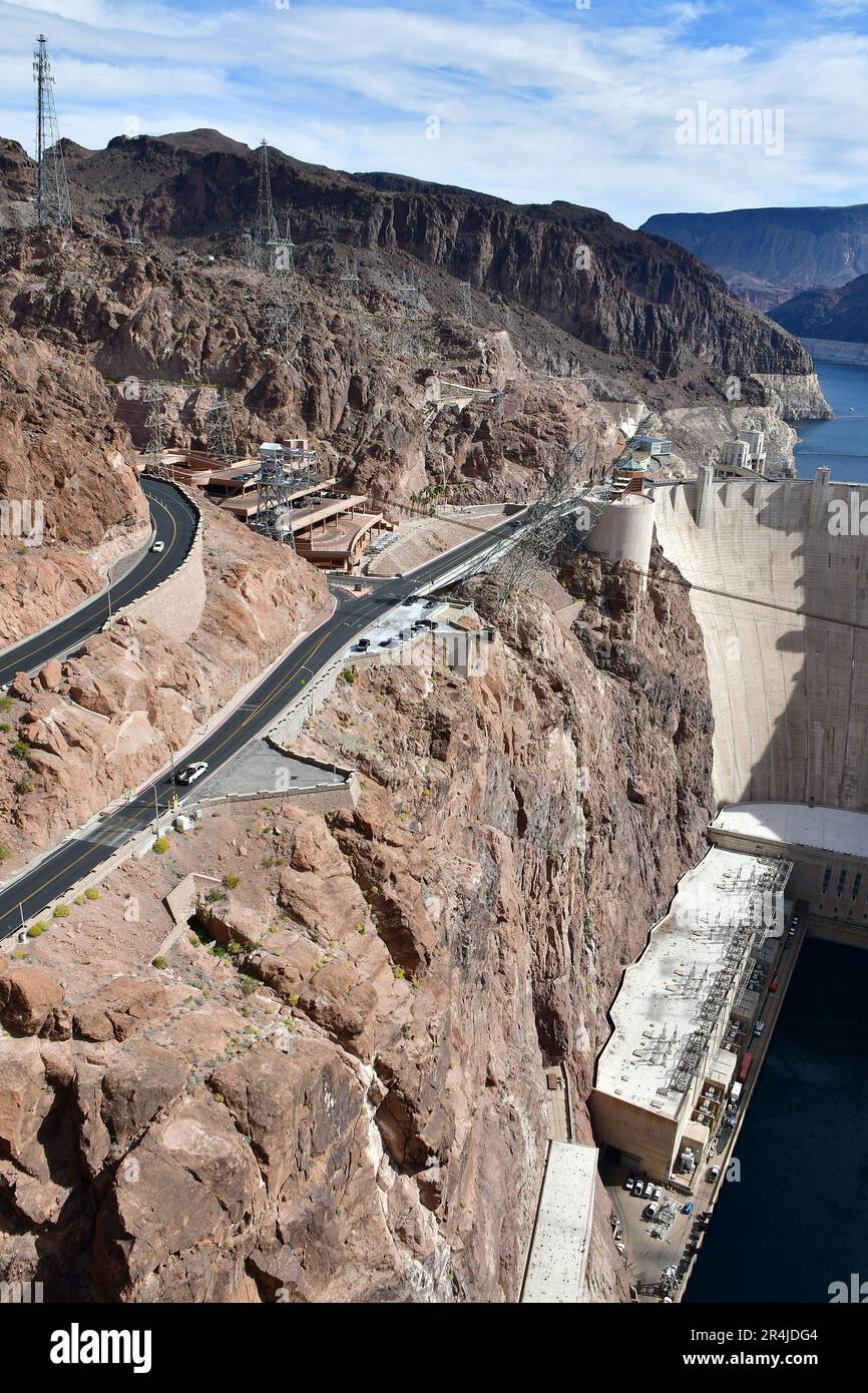 Hoover Dam, Nevada and Arizona, USA, North America, U.S. National ...