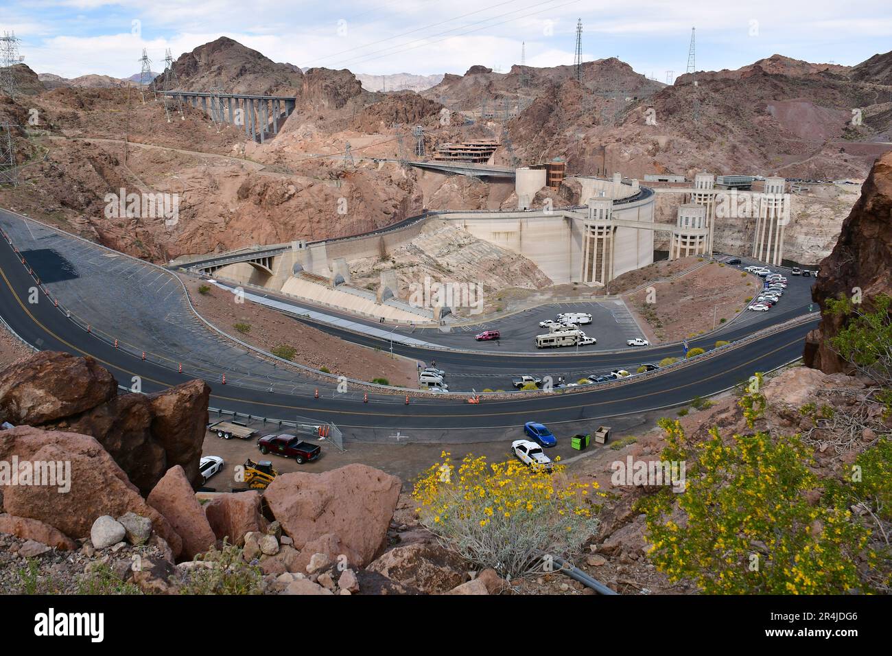 Hoover Dam, Nevada and Arizona, USA, North America, U.S. National ...