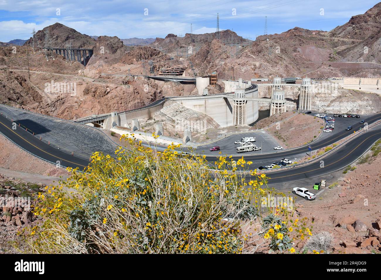 Hoover Dam, Nevada and Arizona, USA, North America, U.S. National ...