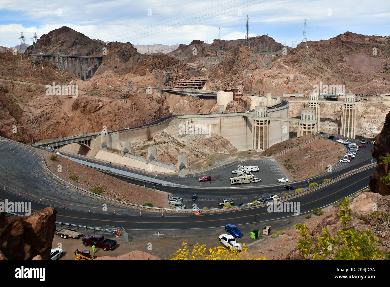 Hoover Dam, Nevada and Arizona, USA, North America, U.S. National ...