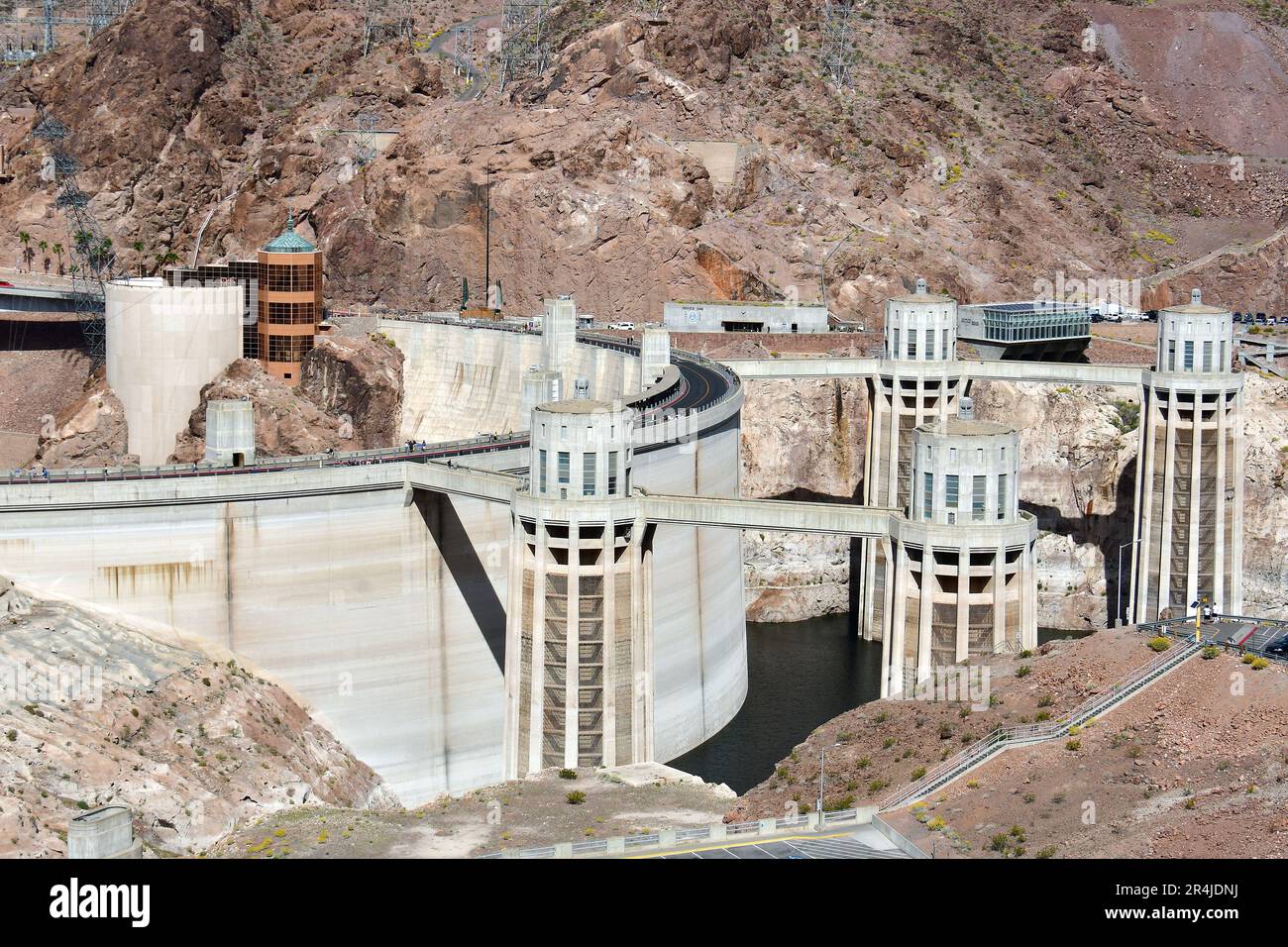 Hoover Dam, Nevada and Arizona, USA, North America, U.S. National ...