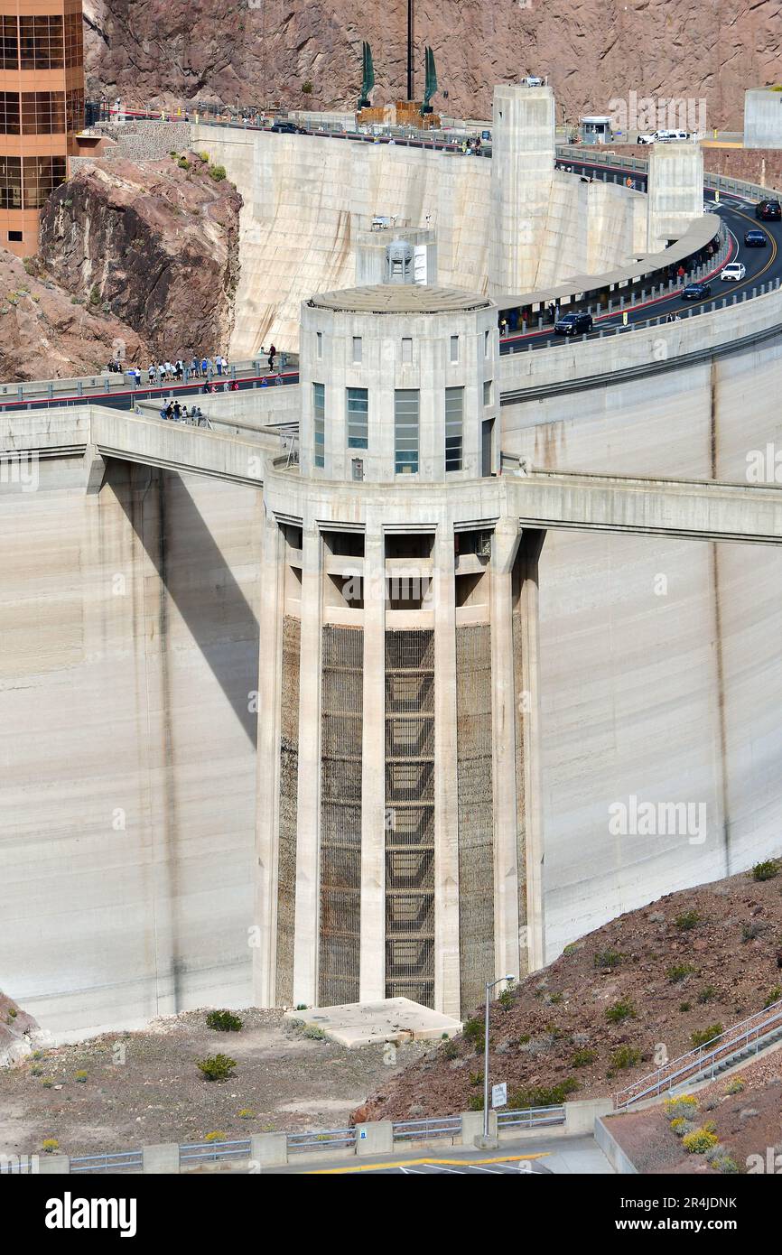 Hoover Dam, Nevada and Arizona, USA, North America, U.S. National ...