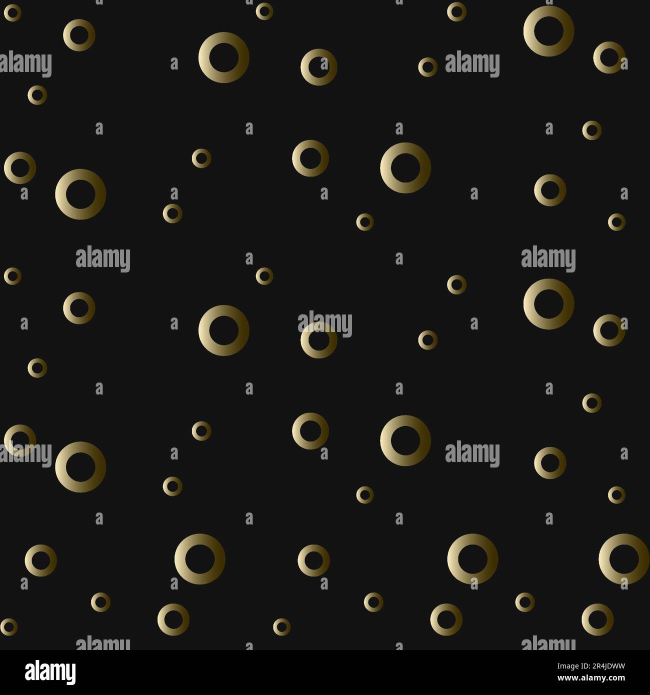 Vector Illustration of Circle Golden Abstract Pattern, Gold and Black Colors Background Stock ...