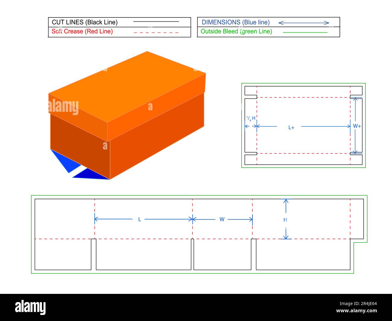 Carton box Editable and resizeable corrugated standard box, cardboard ...