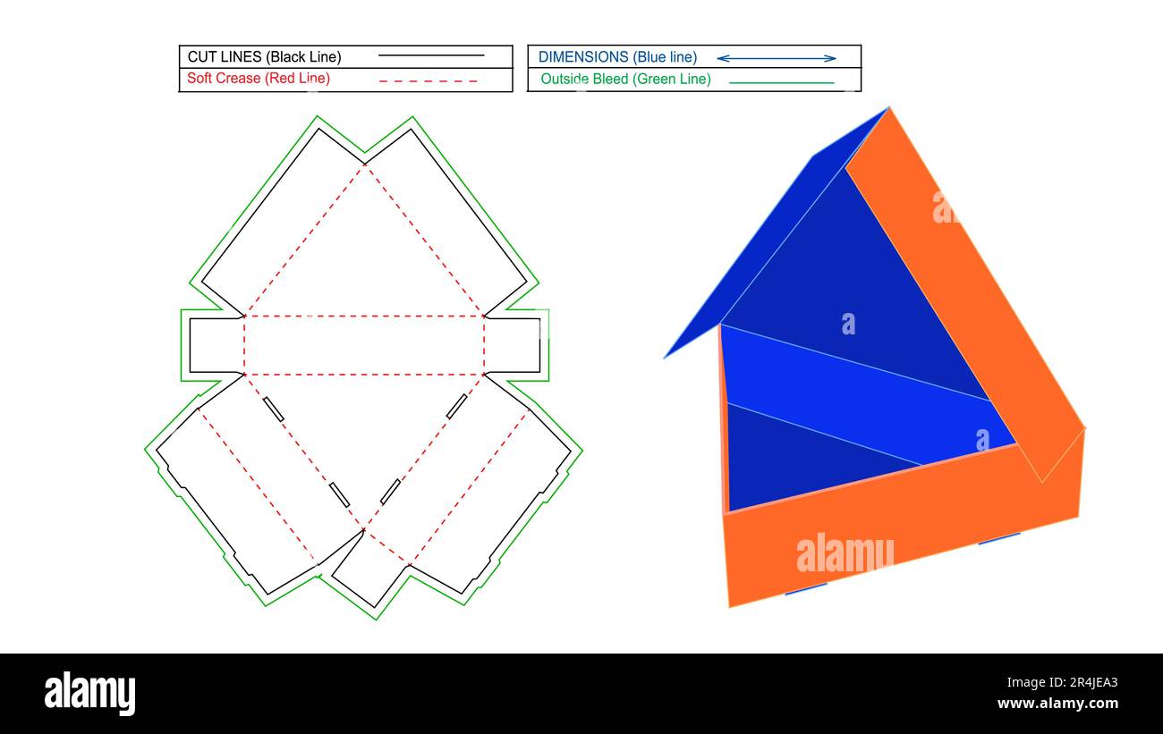 Custom delivery triangle pizza box, Food packaging box and triangle ...