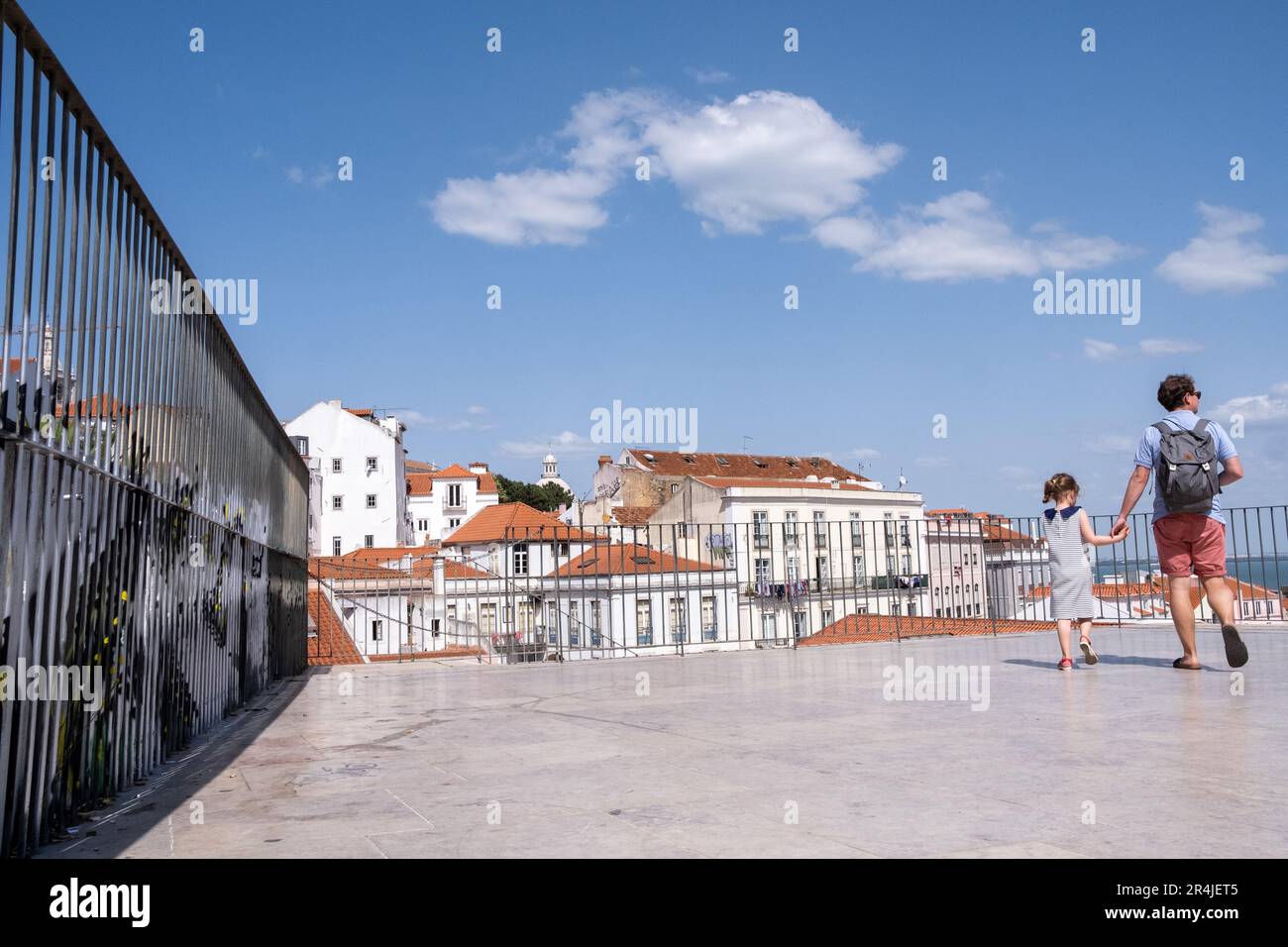 Portugal, Lisbon, 2022-04-29. Tourism and daily life in the streets of ...