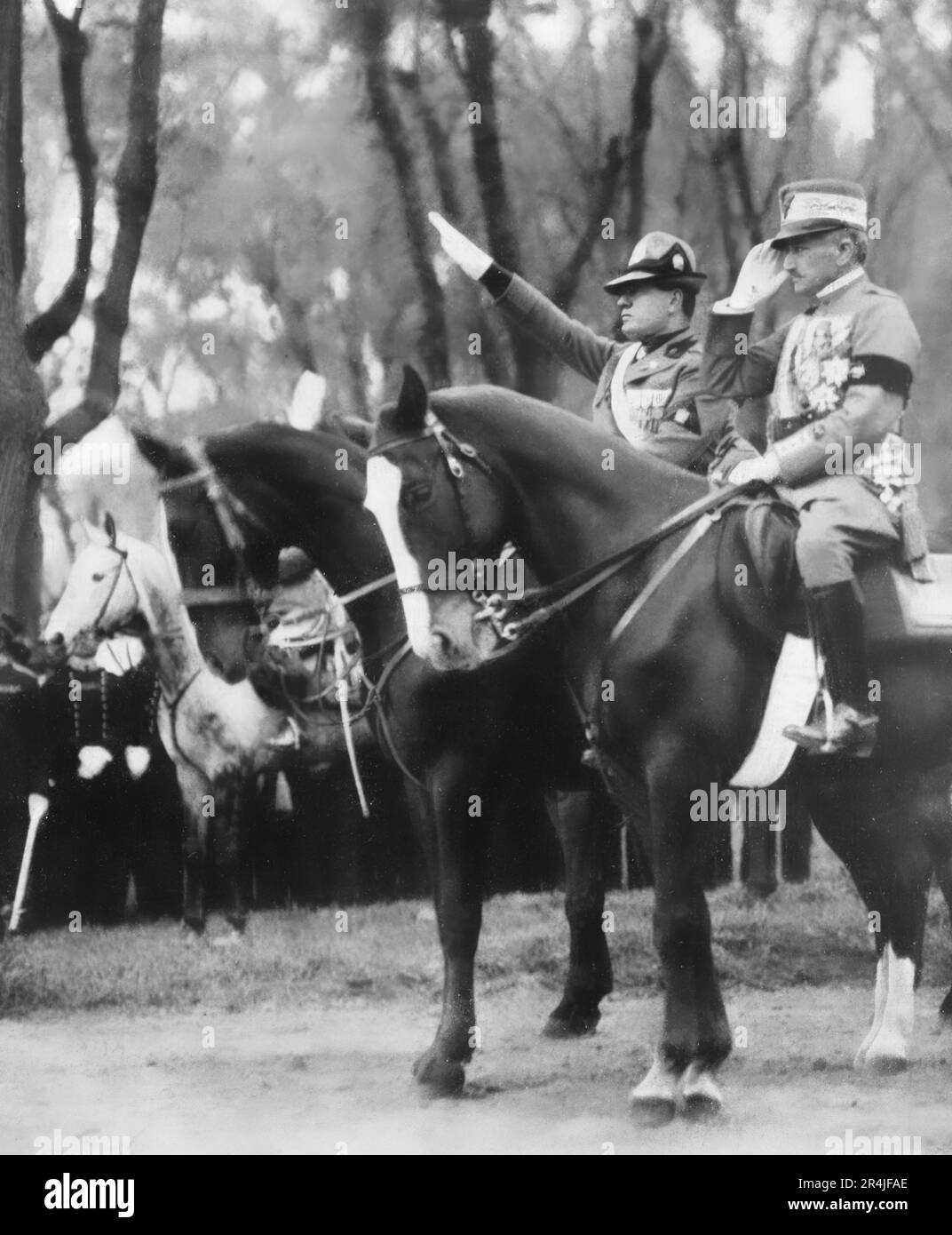 1923 rare image of the Fascist Italian dictator Benito Mussolini ...