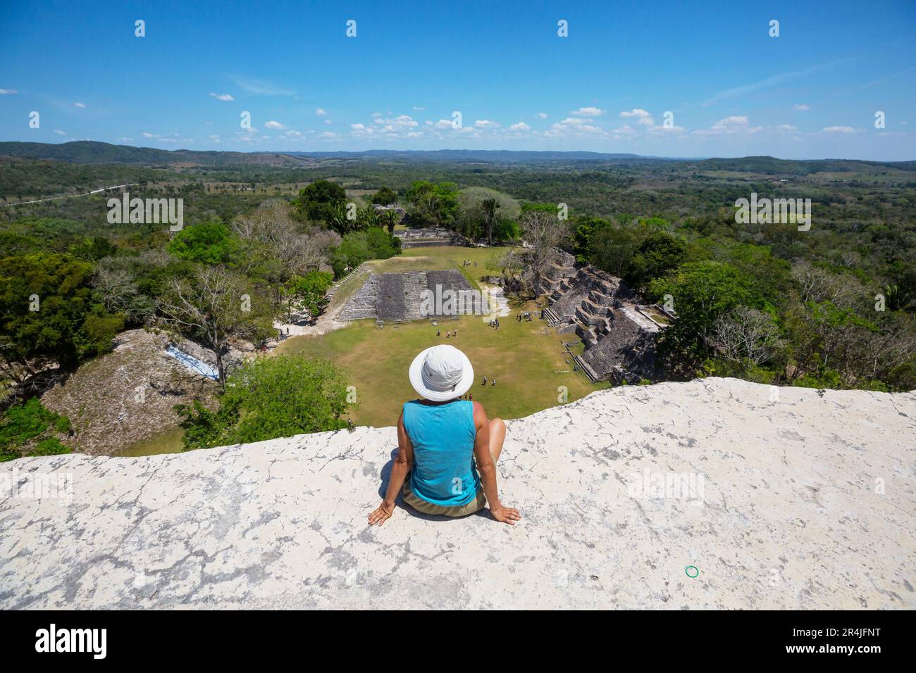 Xunantunich Maya ruins in Belize Stock Photo - Alamy