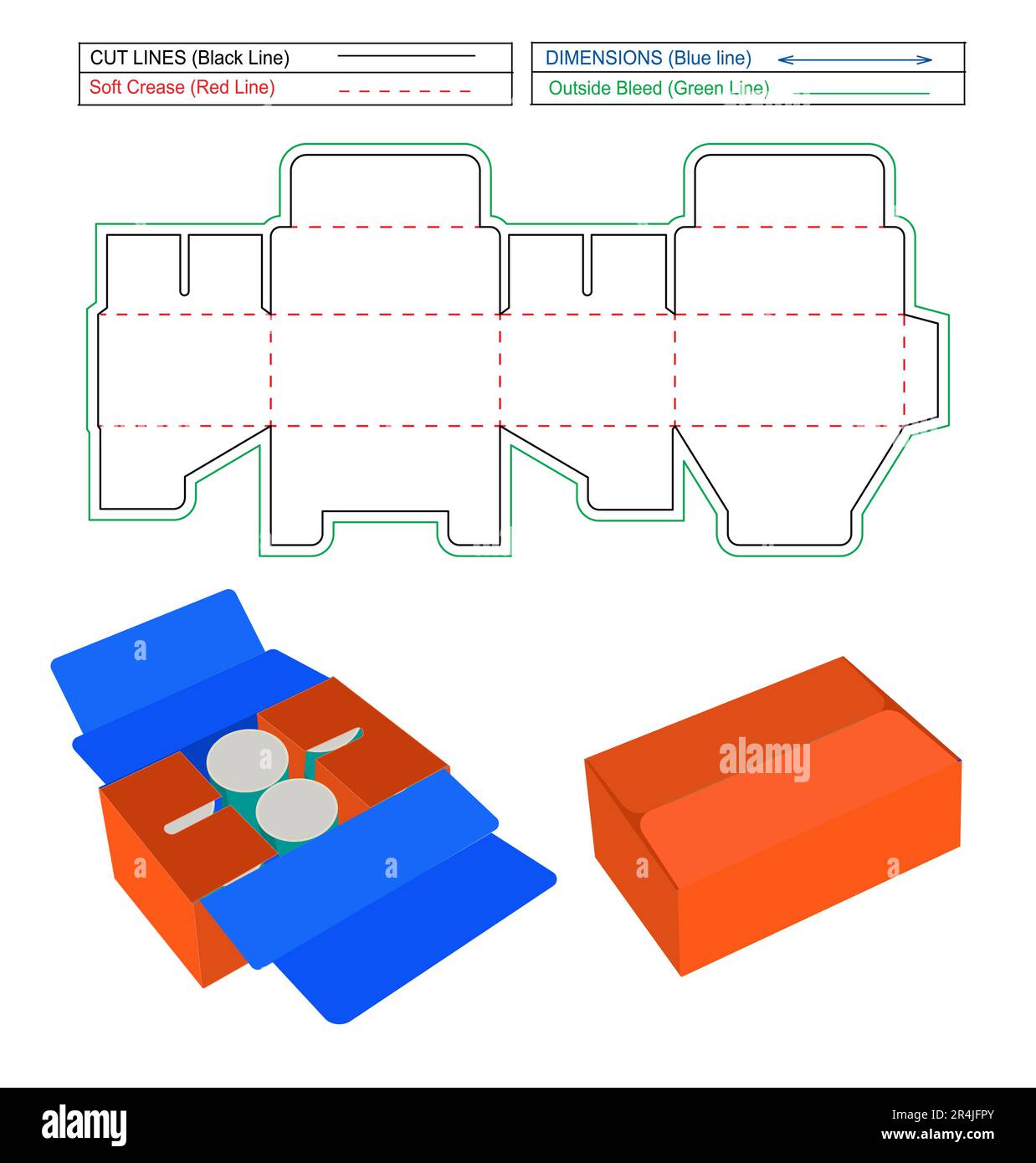 Product box, glass, can, bottle, wine box, 1-2-3 auto bottom closer box ...