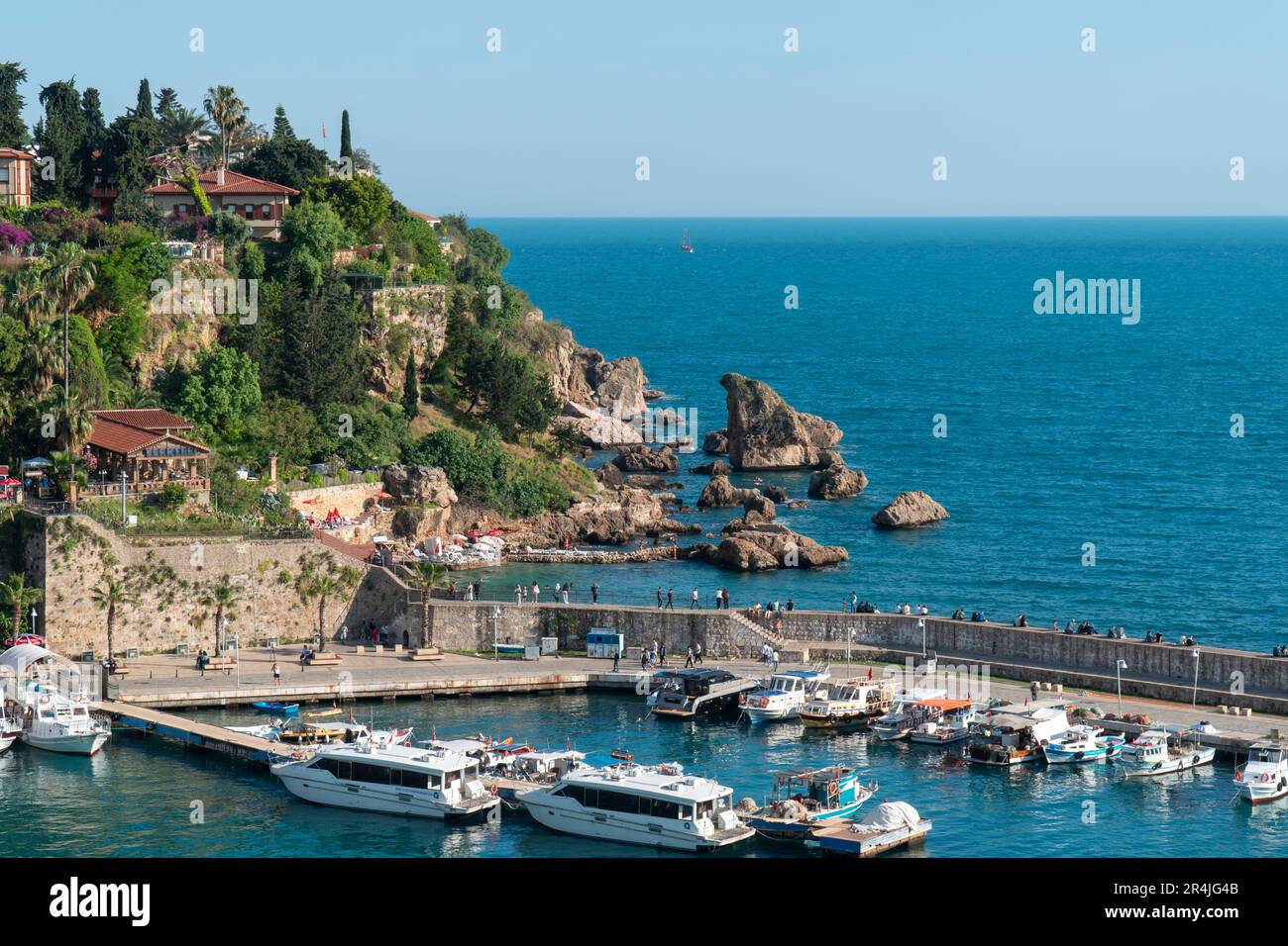Harbor in the old city of Antalya Kaleici, Turkey Stock Photo - Alamy