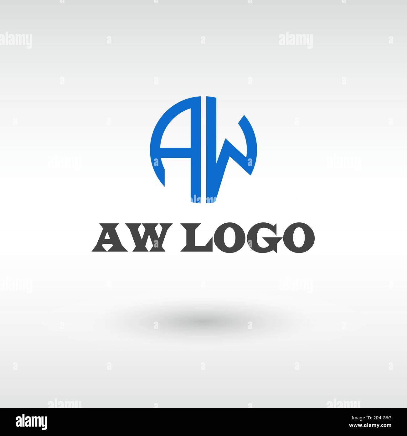 Typography AW letter vector Logo Stock Vector Image & Art - Alamy