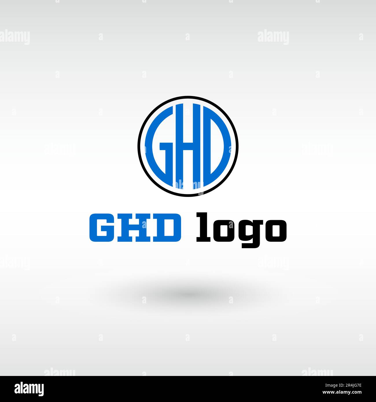 Typography GHD letter logo vector editable vector file Illustration ...