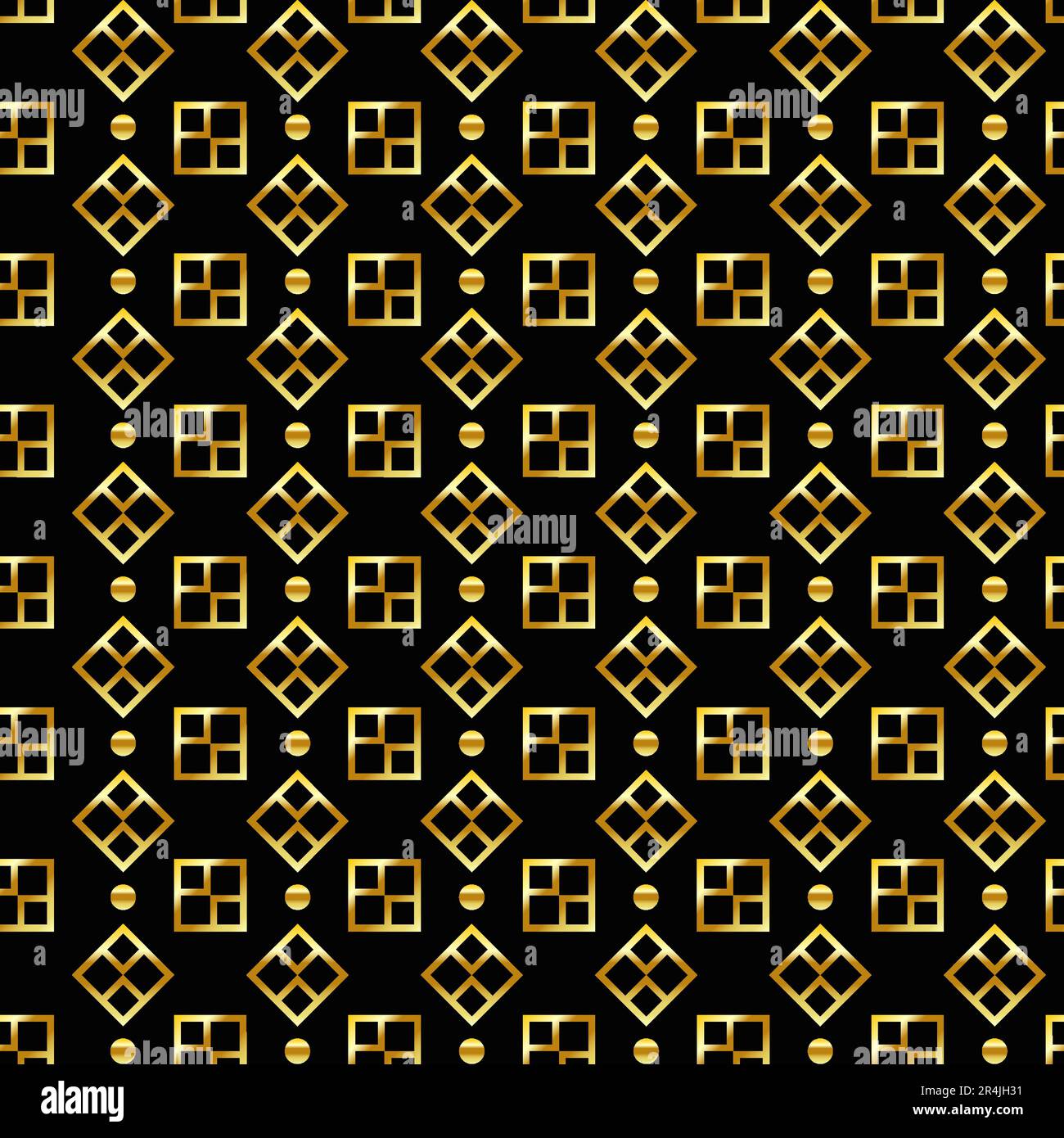 Vector Illustration of Abstract Pattern, Gold and Black Colors Background Stock Vector Image ...