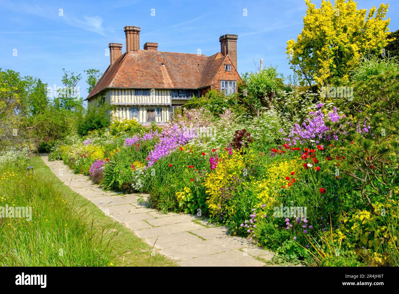 Great Dixter house and garden, East Sussex, UK Stock Photo - Alamy