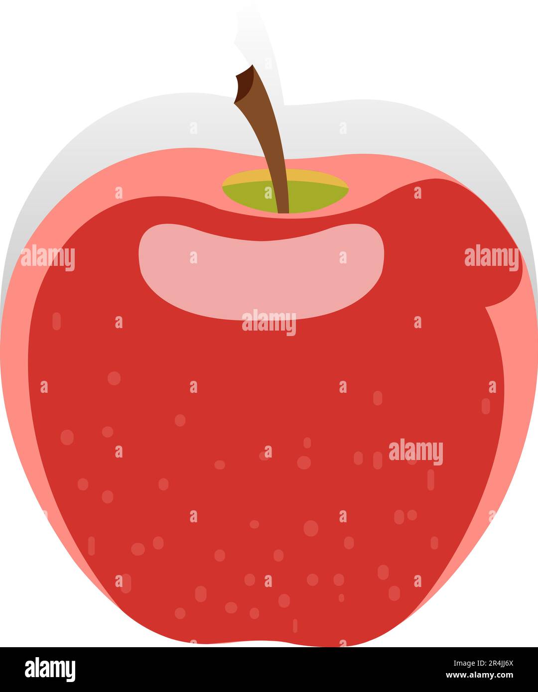 Red apple fruit vector illustration Stock Vector Image & Art - Alamy