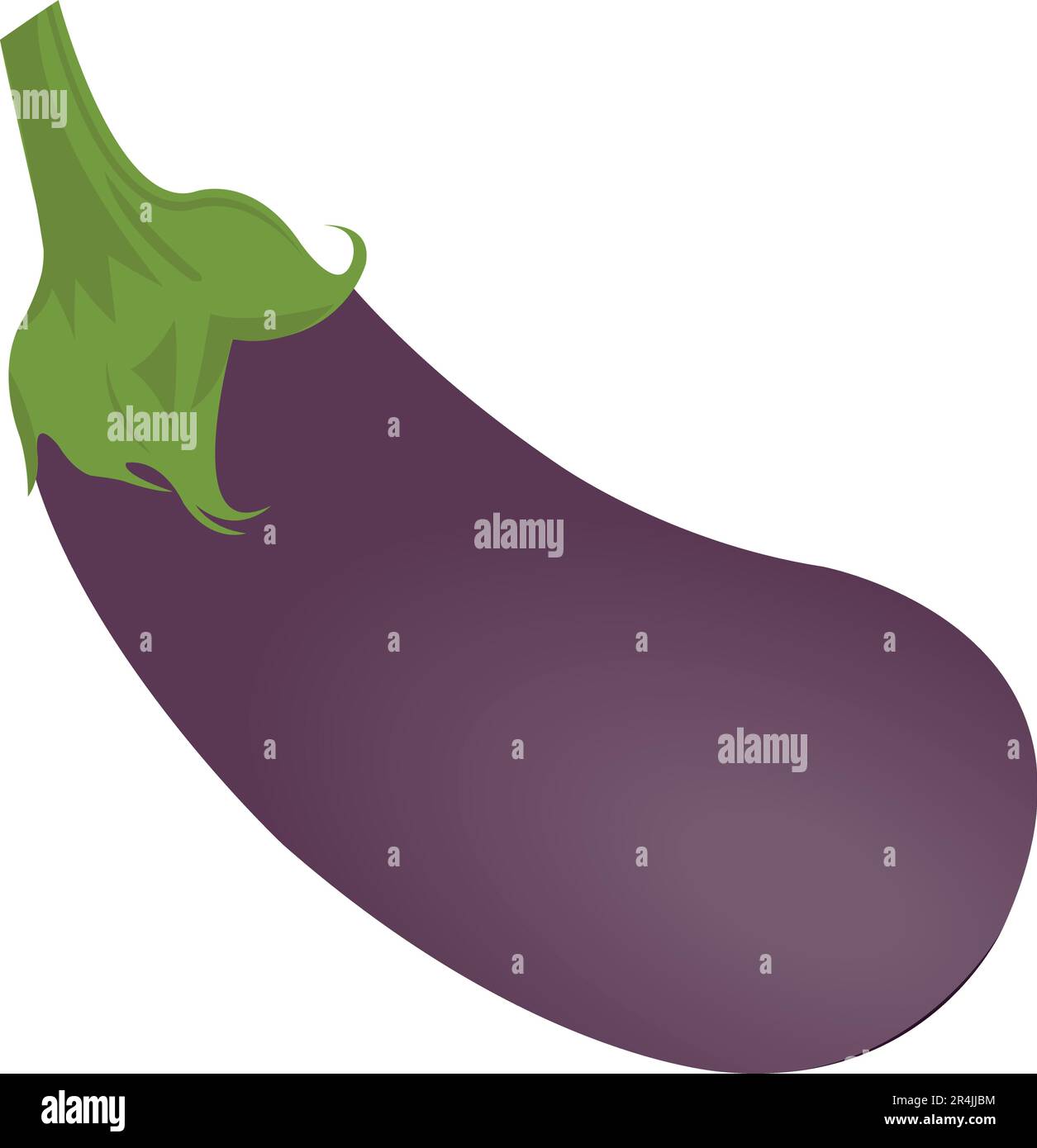 Eggplant realistic vector Illustration Stock Vector Image & Art - Alamy