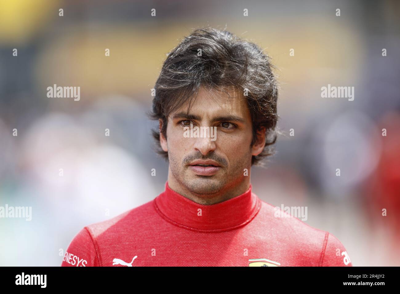 SAINZ Carlos (spa), Scuderia Ferrari SF-23, portrait during the Formula 1 Grand Prix de Monaco ...
