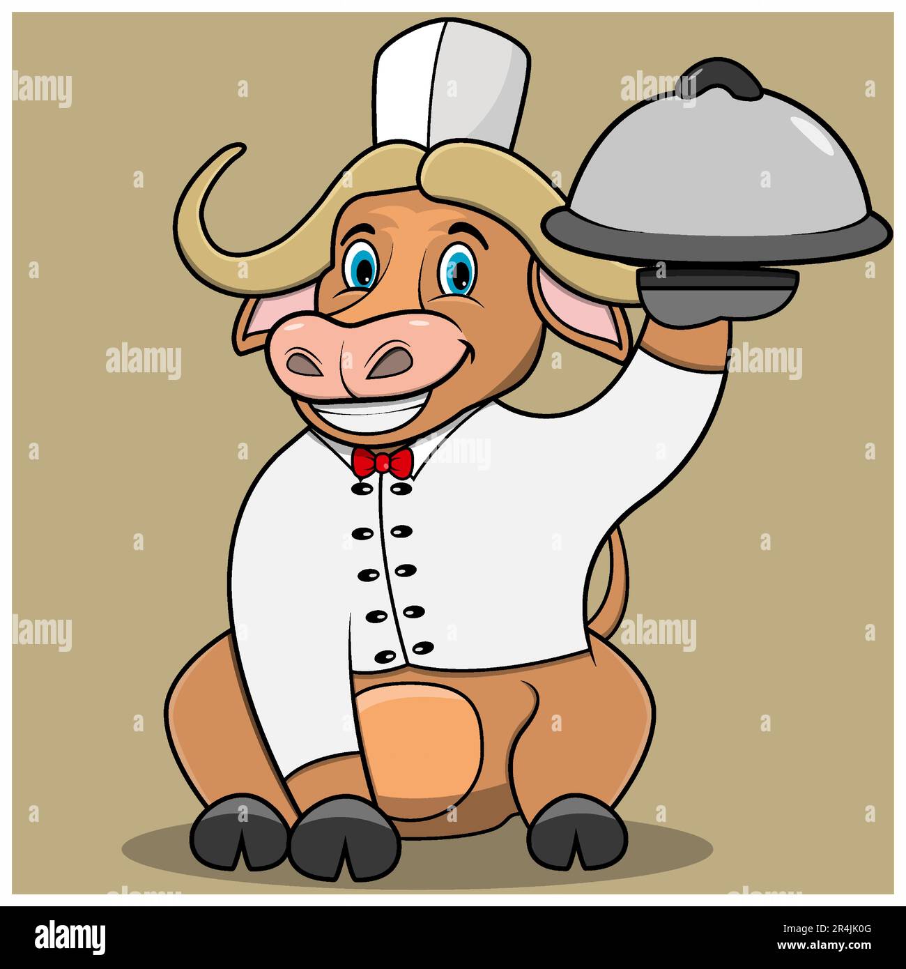 Bison buffalo icon vector vectors hi-res stock photography and images ...