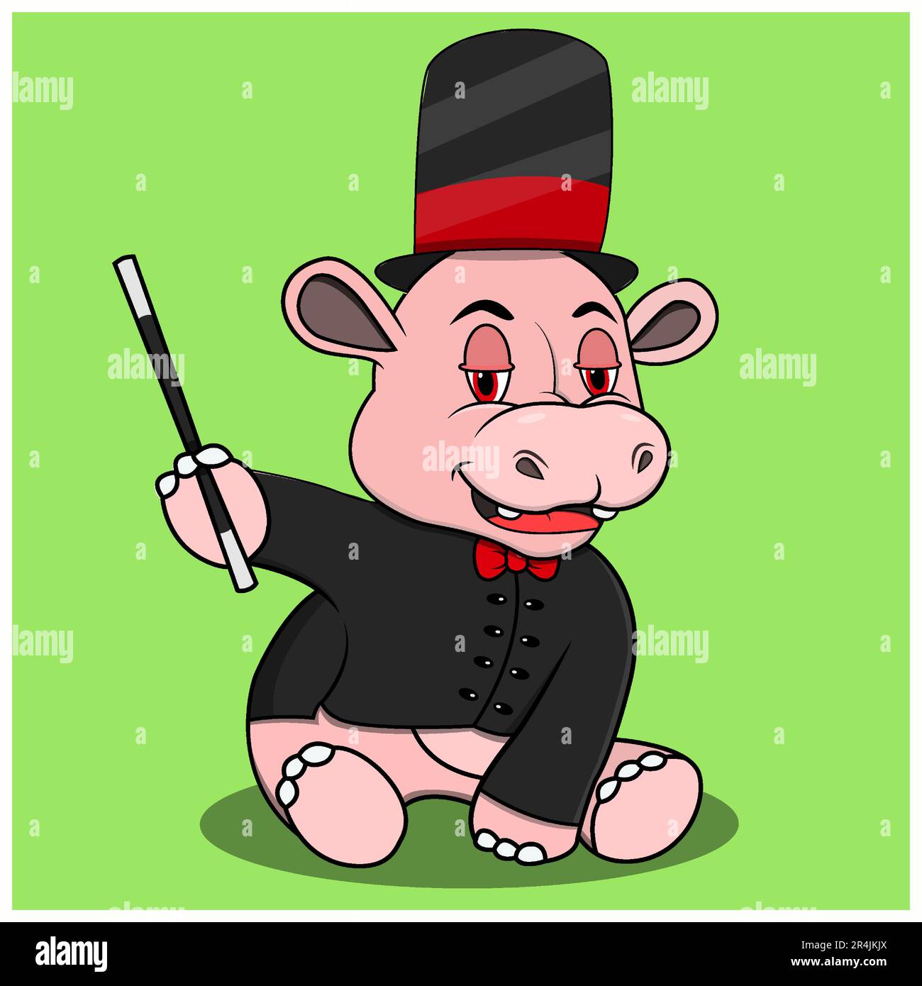 Hippo sit Stock Vector Images - Alamy