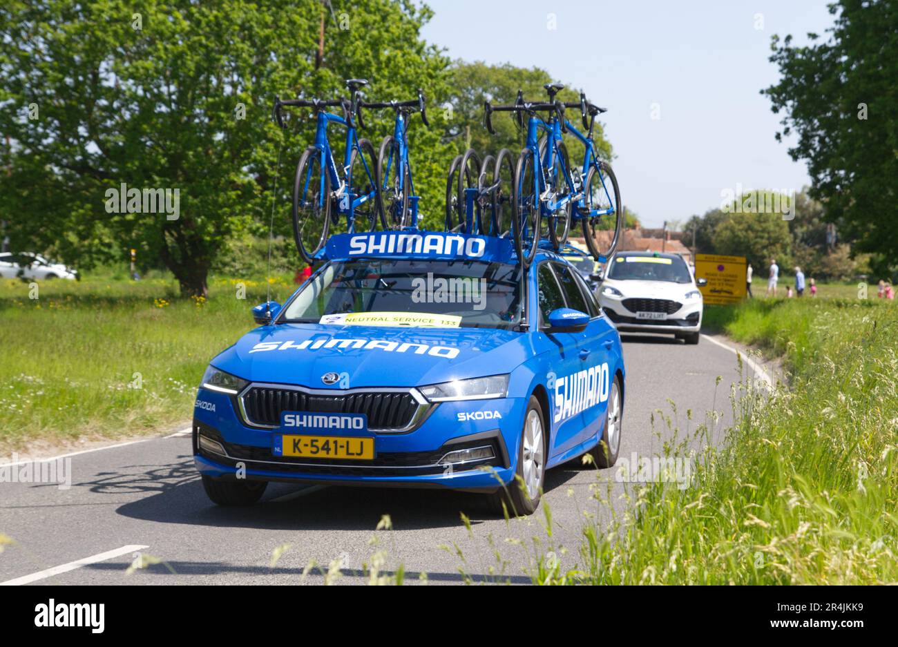 RideLondon Classique 2023 stage 2 passes through the village of Layer ...