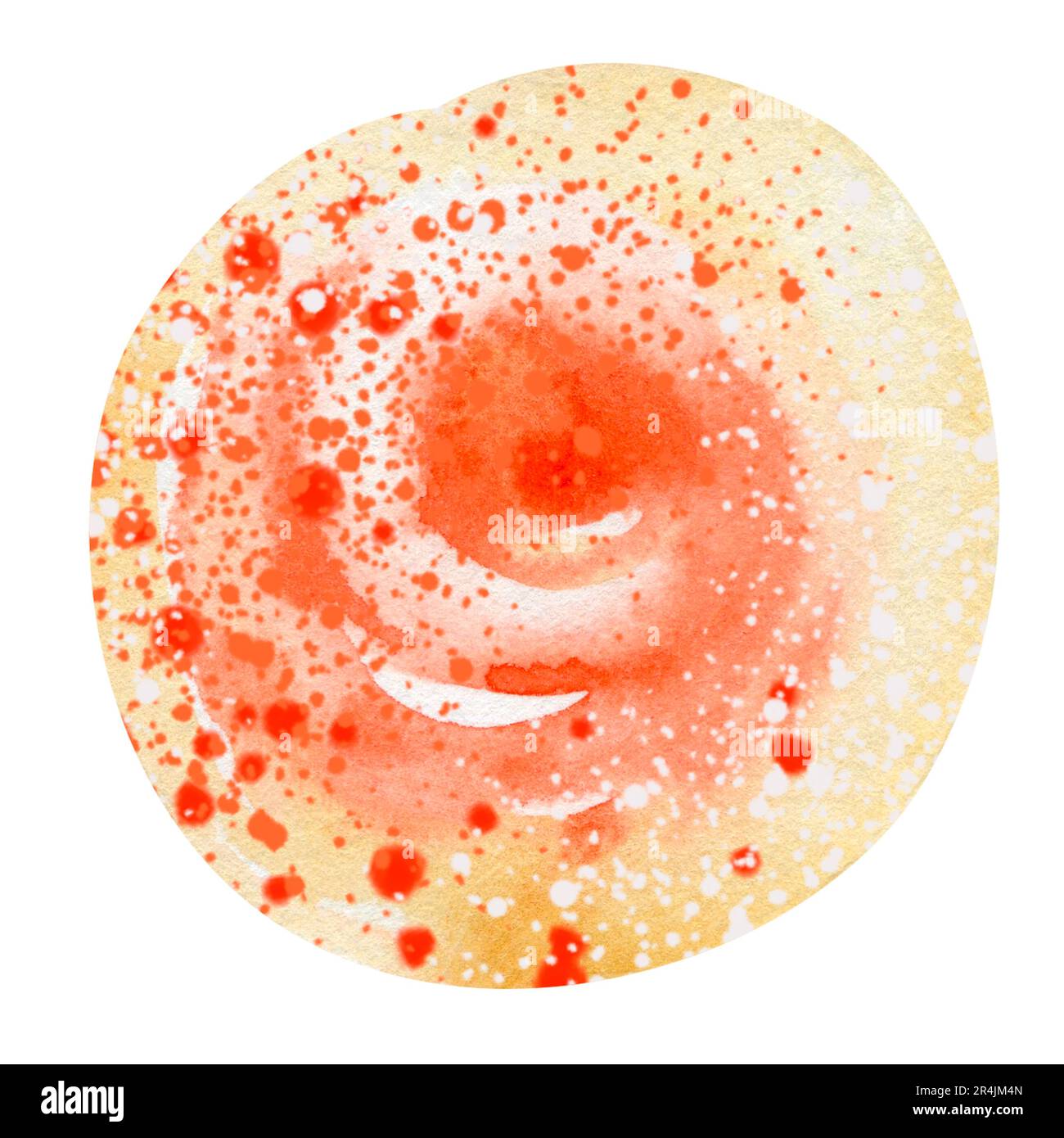 Colorful watercolor blotch with watercolor paint blotch for design ...