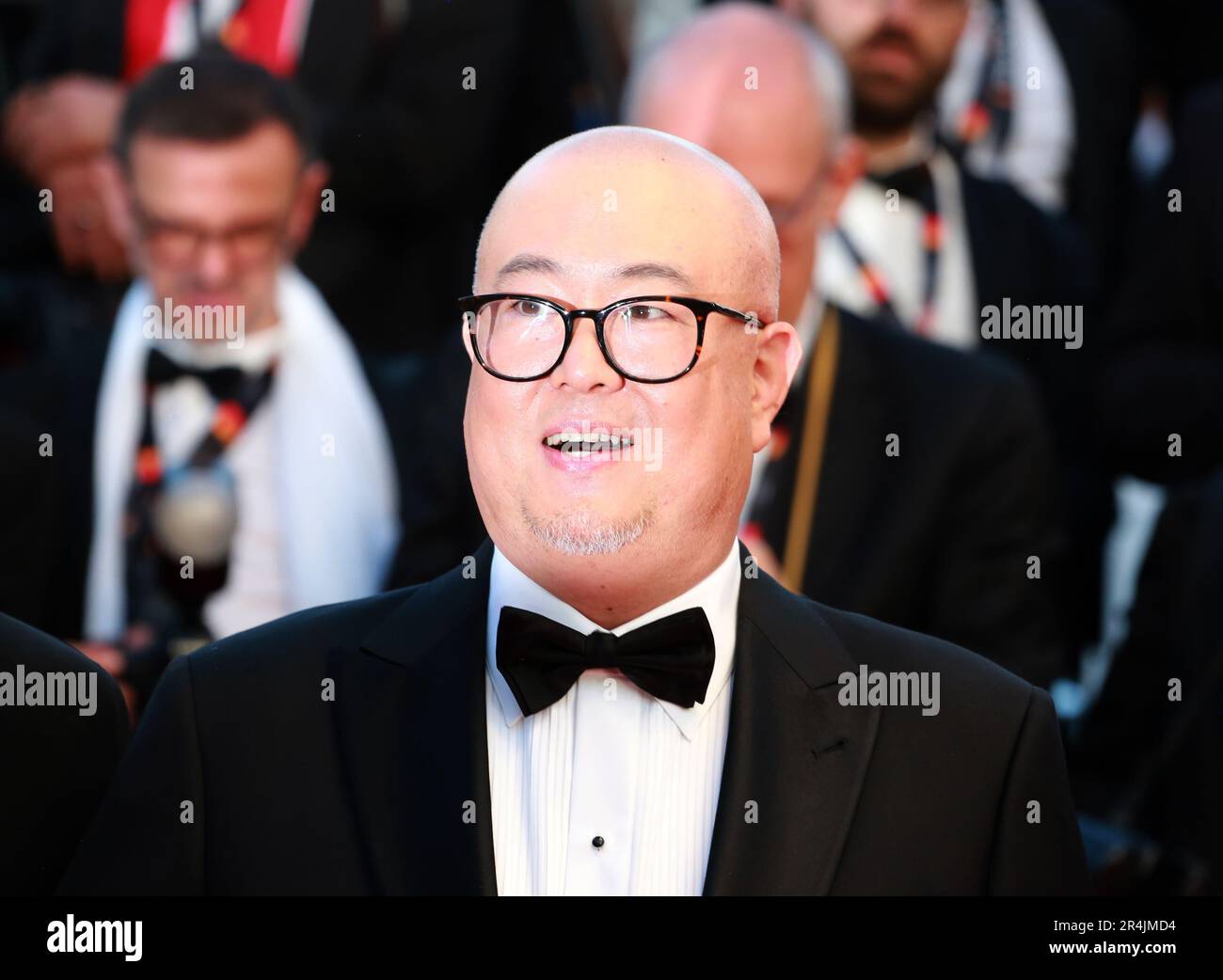 Cannes, France, 27th May, 2023. Director Peter Sohn arriving on the red ...