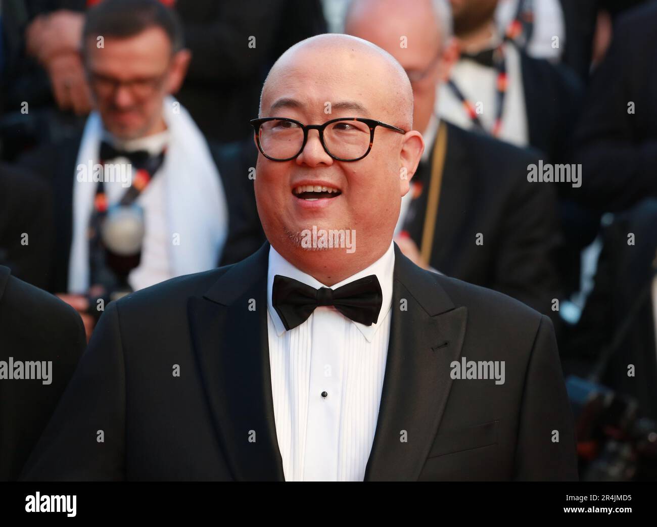 Cannes, France, 27th May, 2023. Director Peter Sohn arriving on the red ...