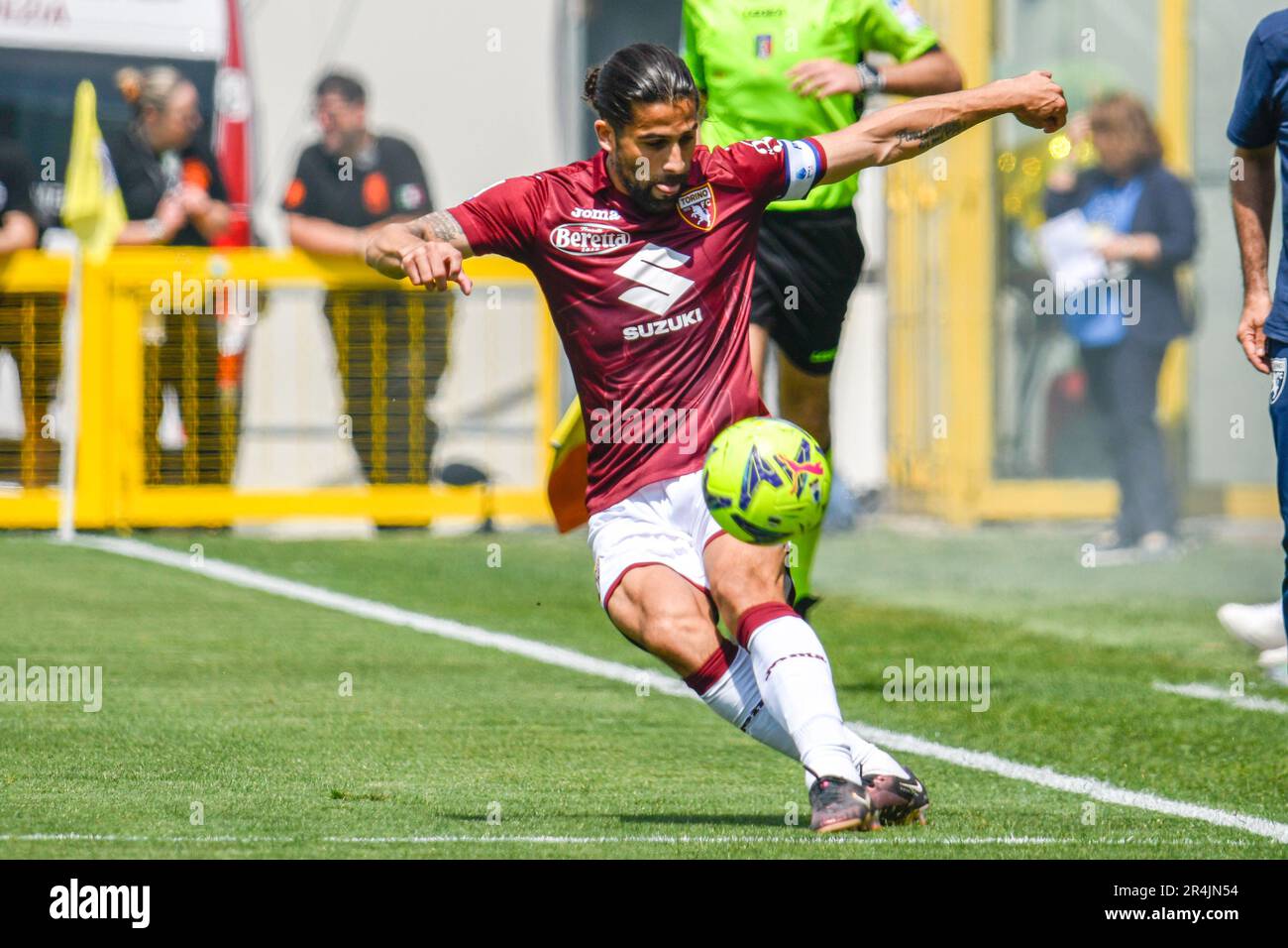 Alberto Picco stadium, La Spezia, Italy, May 27, 2023, Torino's Ricardo Rodriguez during Spezia ...