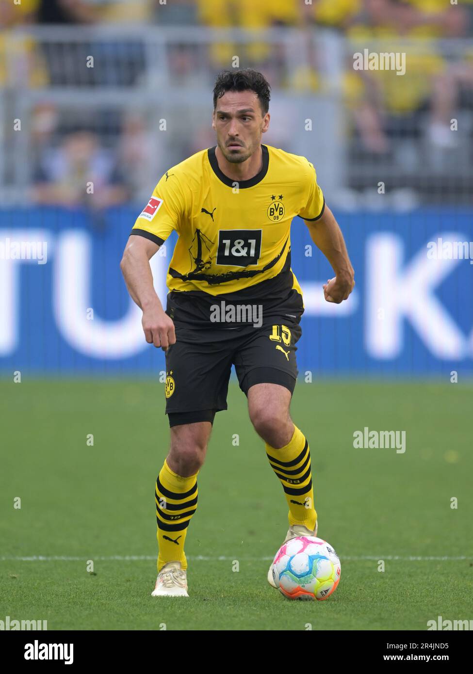 DORTMUND - Mats Hummels of Borussia Dortmund during the Bundesliga game ...