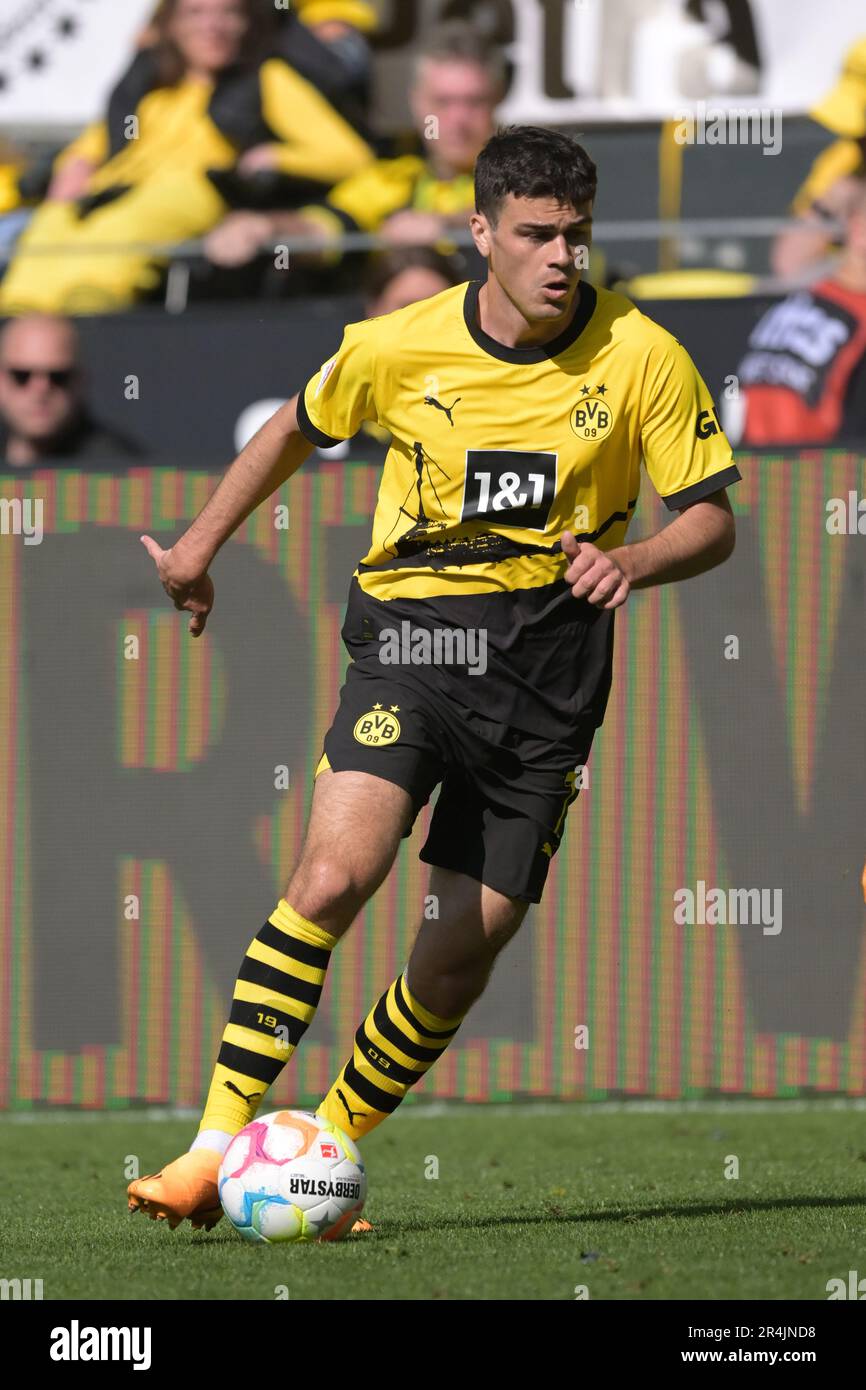 DORTMUND - Giovanni Reyna of Borussia Dortmund during the Bundesliga ...