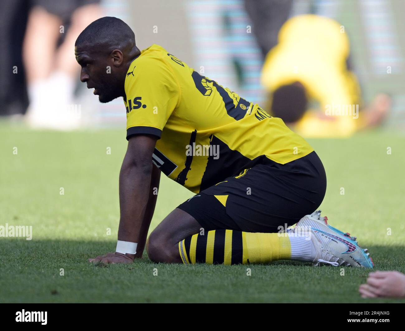 DORTMUND - Anthony Modeste of Borussia Dortmund is disappointed during ...