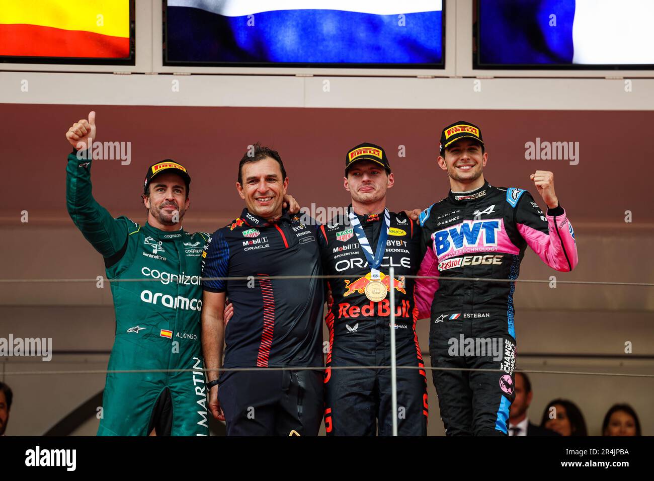 ALONSO Fernando (spa), Aston Martin F1 Team AMR23, WACHE Pierre ...