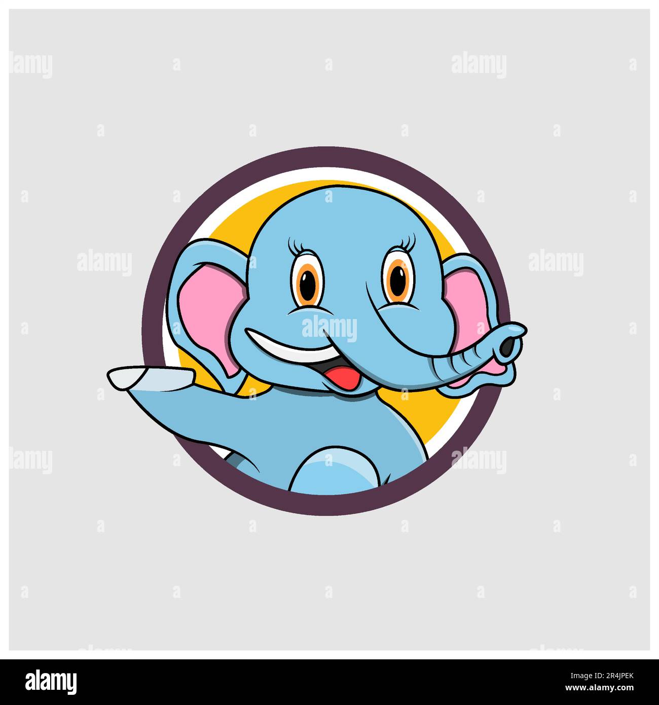 Elephant circle hi-res stock photography and images - Alamy