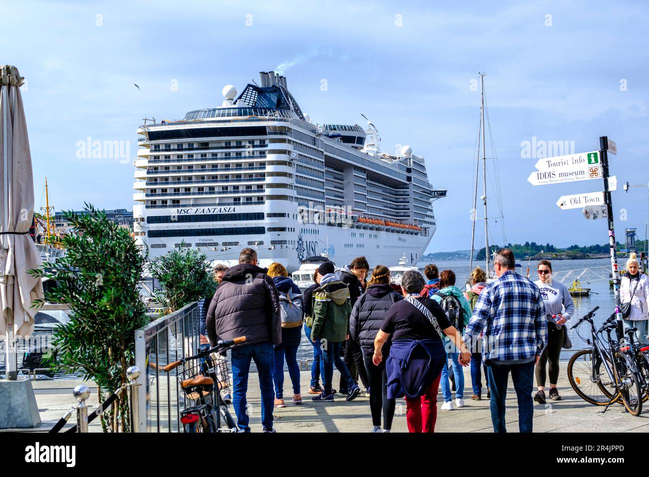 Stavanger, Rogaland, Norway, May 19 2023, MV Fantasia Ocean Liner ...