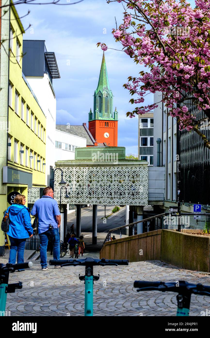 Stavanger, Rogaland, Norway, May 19 2023, Man And Woman, Couple Walking ...