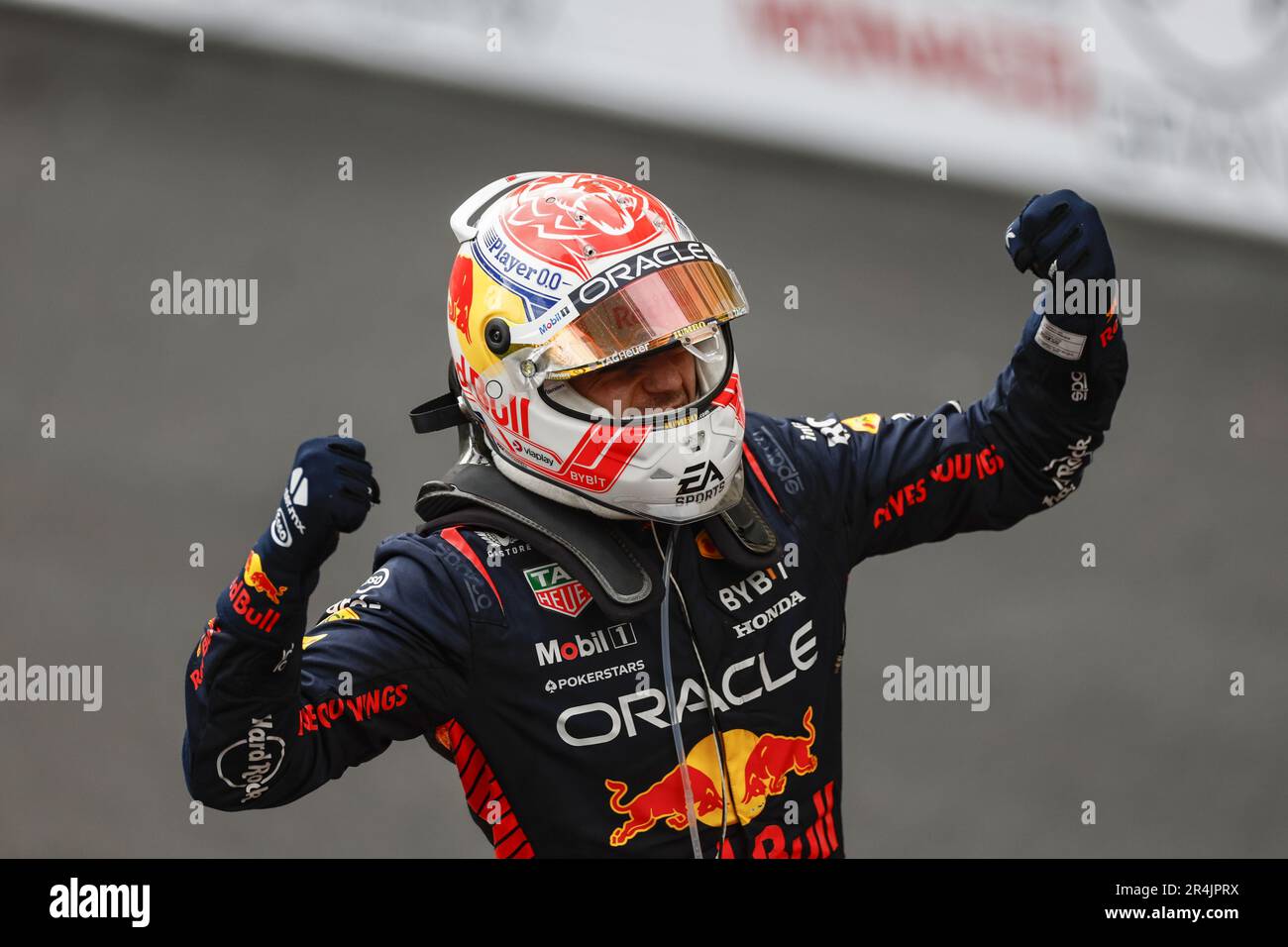 VERSTAPPEN Max (ned), Red Bull Racing RB19, portrait during the Formula 1 Grand Prix de Monaco ...