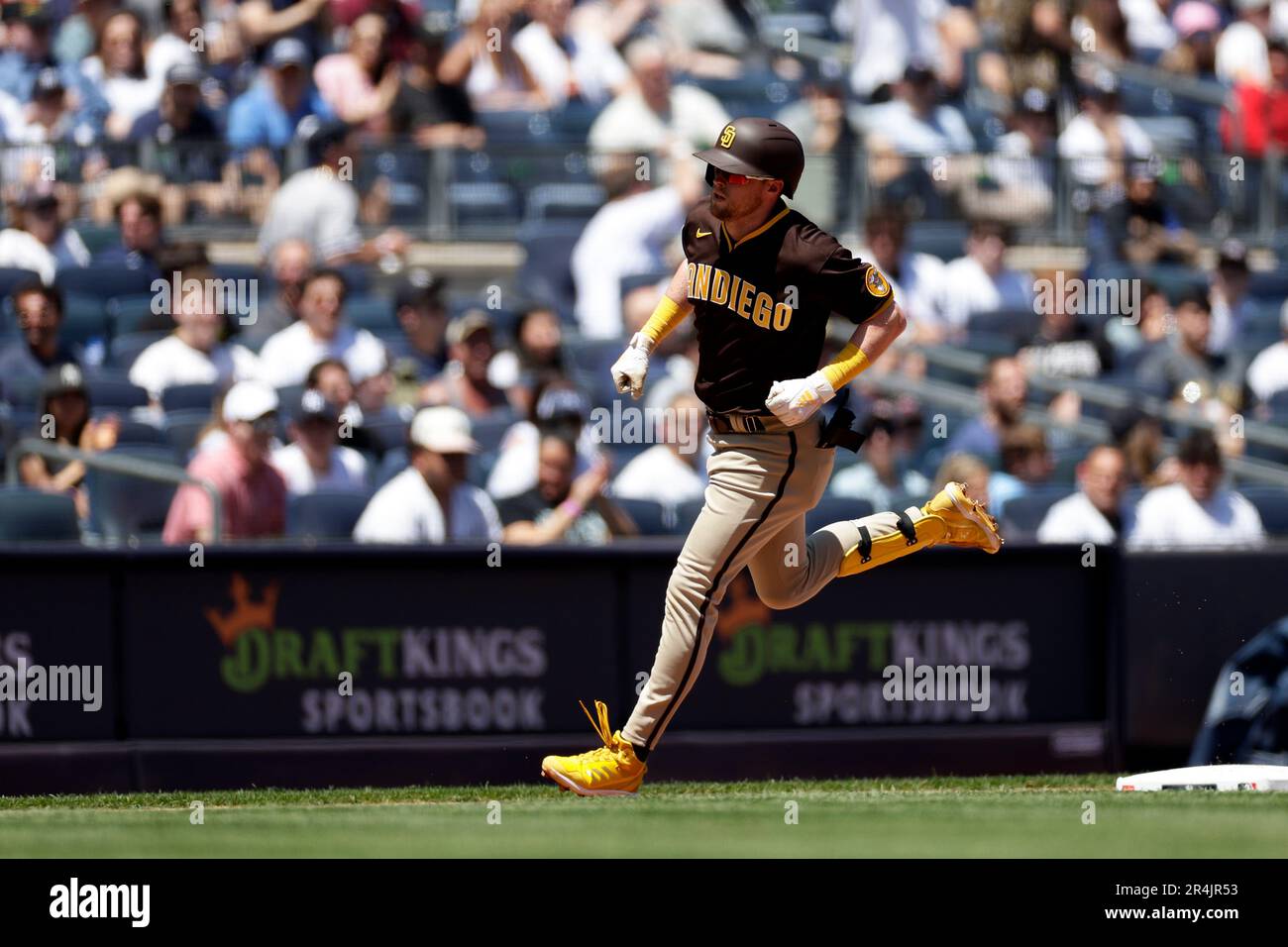 San Diego Padres' Jake Cronenworth rounds the bases after hitting a ...
