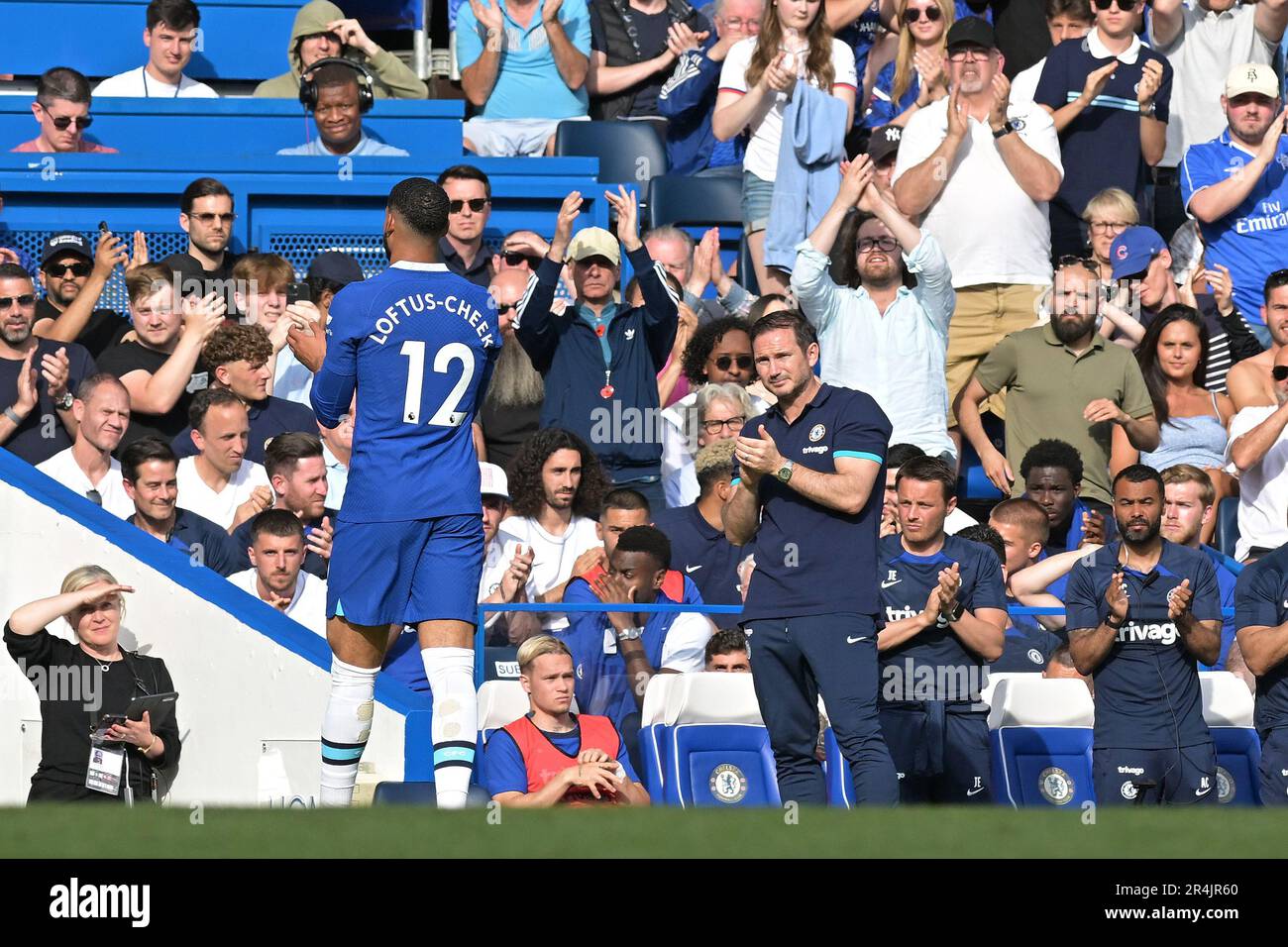 London, UK. 28th May, 2023. Ruben Loftus-Cheek of Chelsea leaves the ...