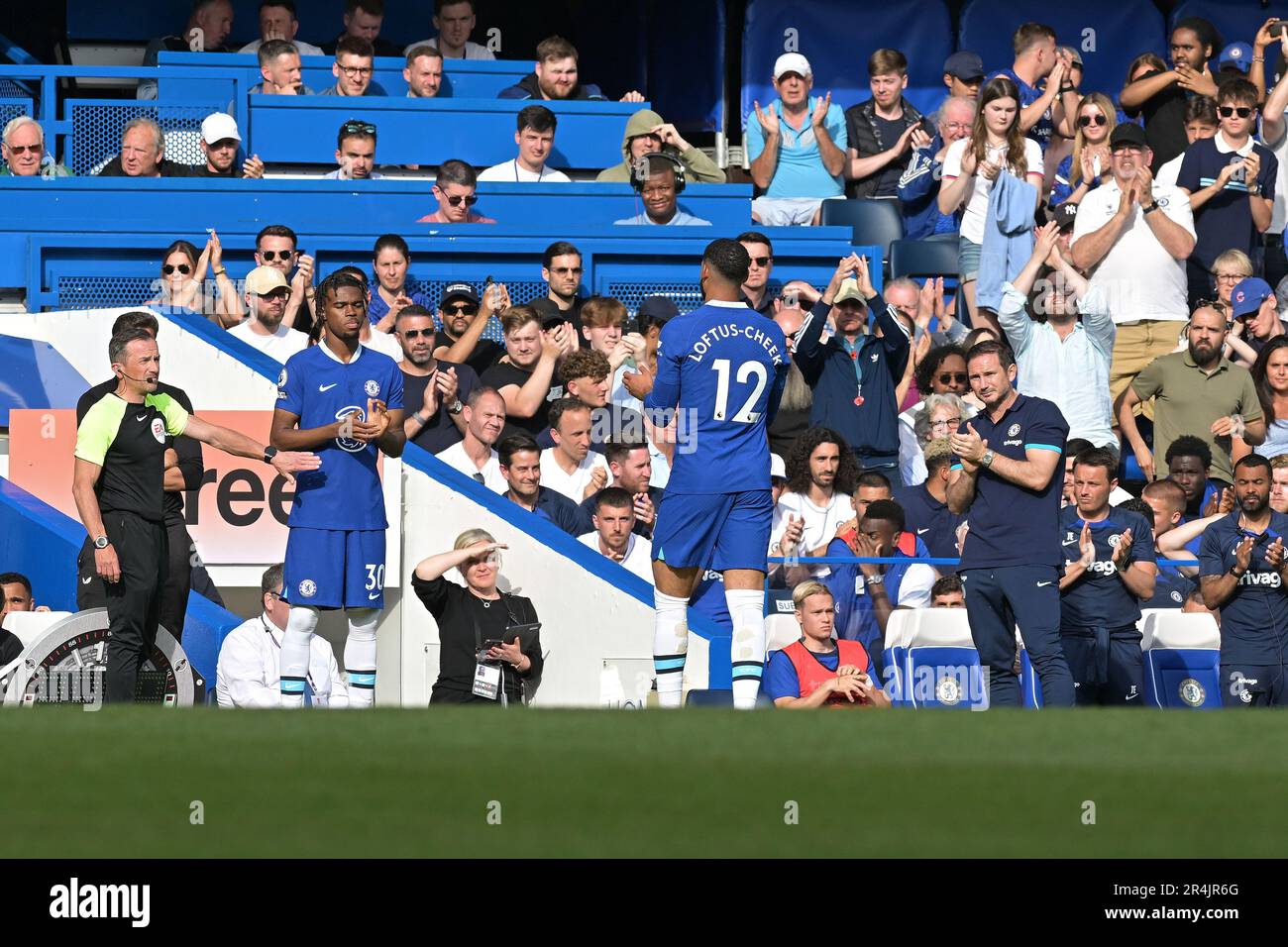 London, UK. 28th May, 2023. Ruben Loftus-Cheek of Chelsea leaves the ...