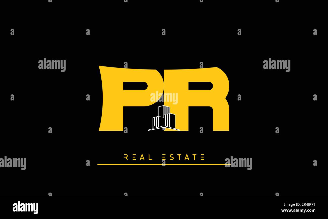 Pr real estate logo hi-res stock photography and images - Alamy