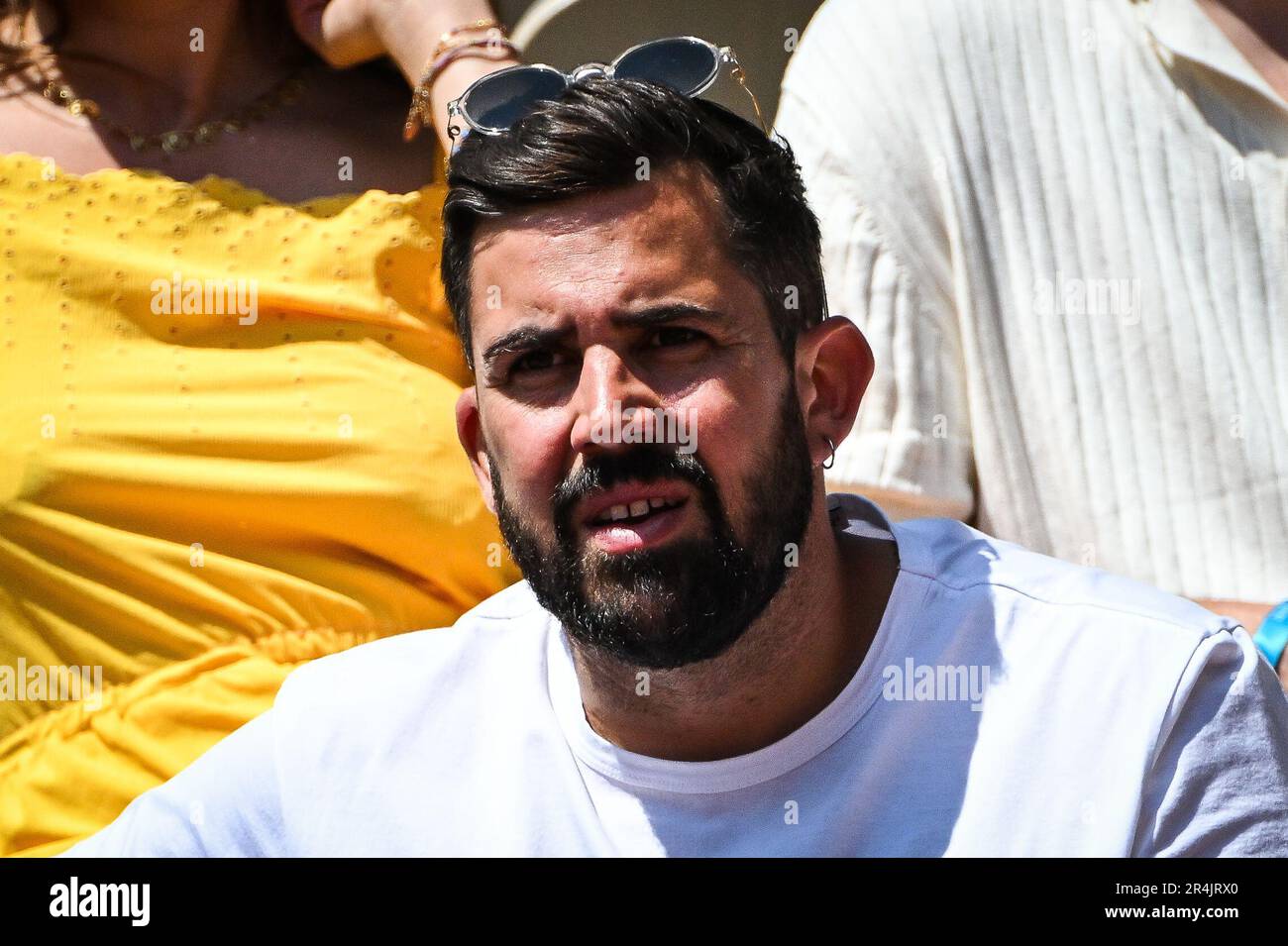 Victor-Artus SOLARO during the first day of Roland-Garros 2023, Grand ...
