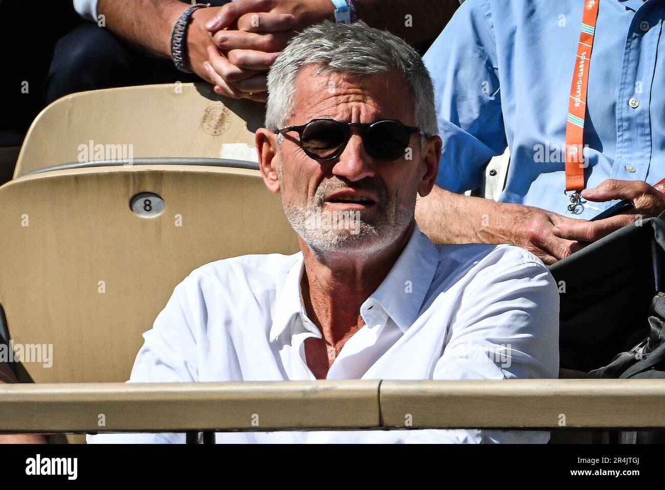French Tennis Federation (FFT) President Gilles MORETTON during the ...