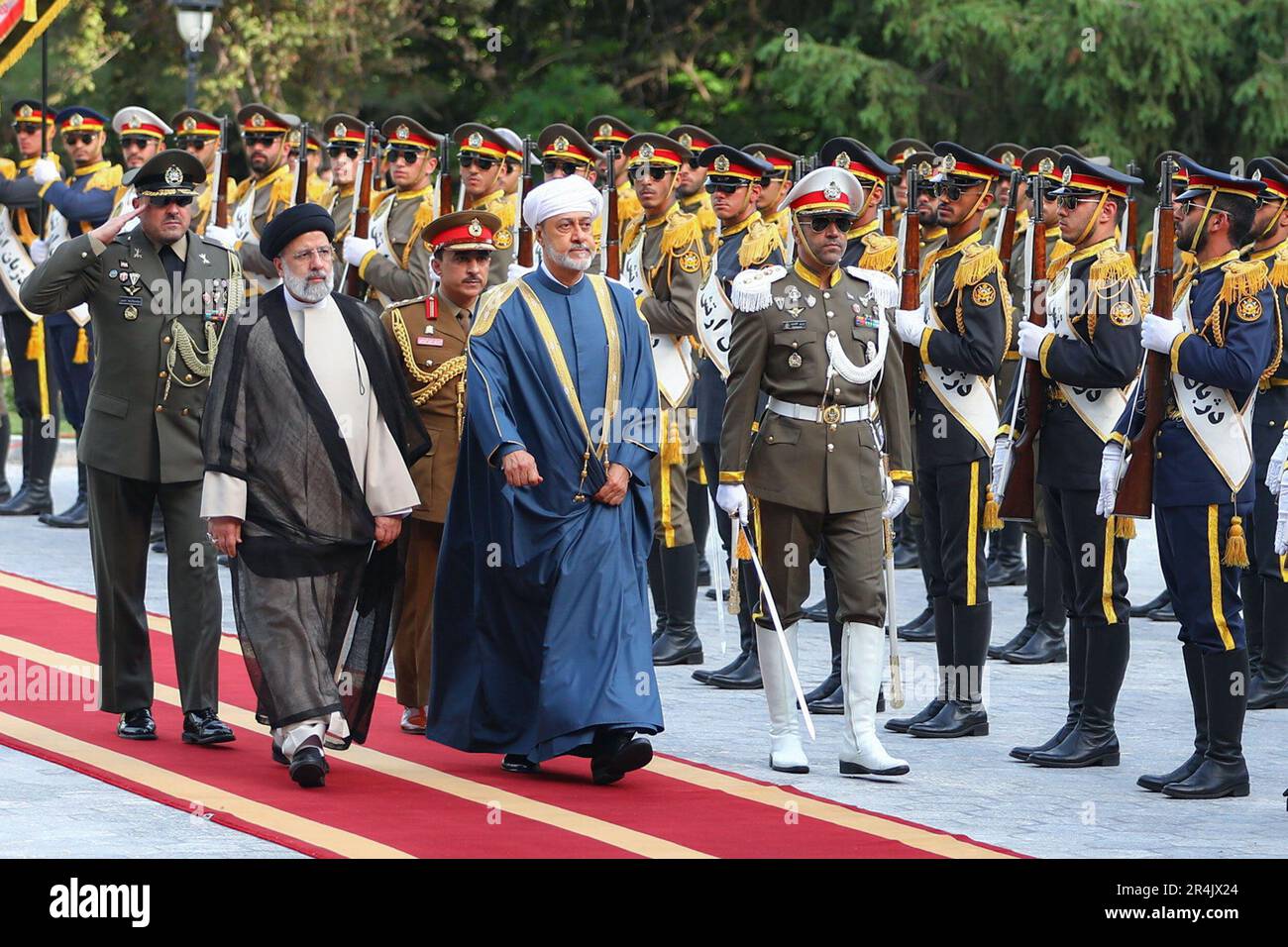 Tehran, Tehran, Iran. 29th May, 2023. Iran's President EBRAHIM RAISI (L ...