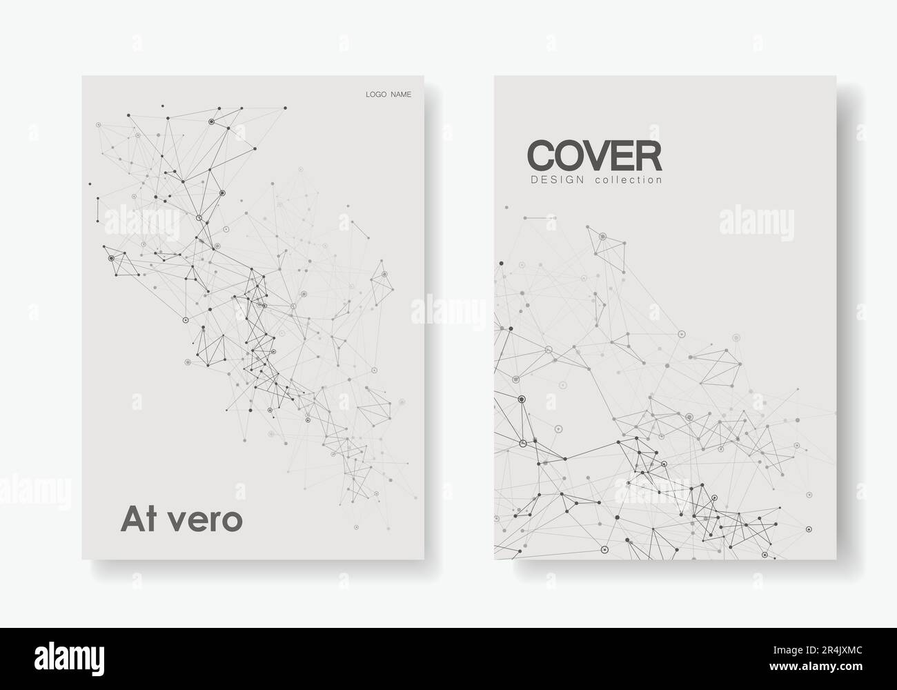 Abstract molecular art Stock Vector Images - Alamy