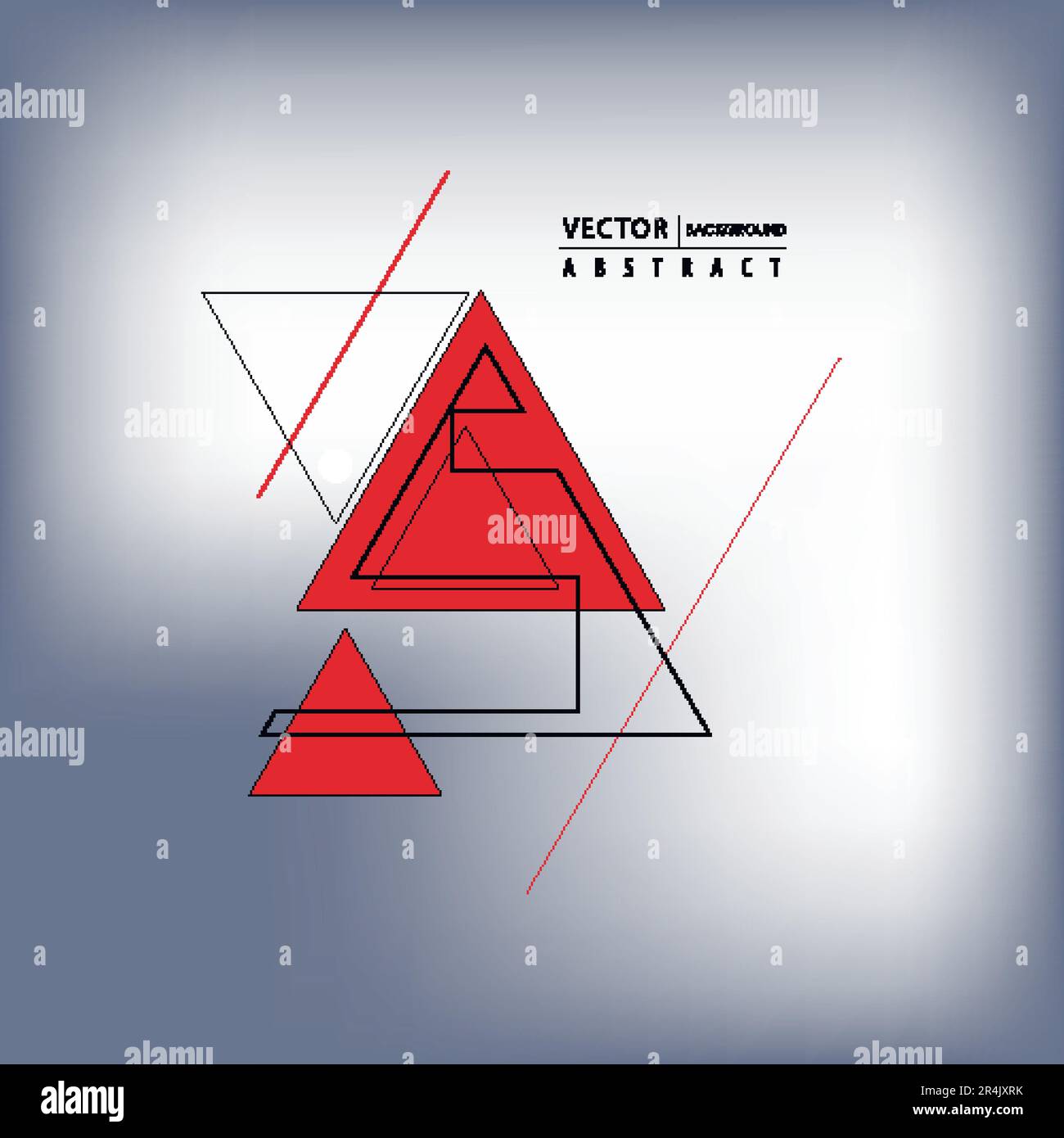 Vector Abstract Pattern With Triangle Connect Lines And Dots On Gradient Background Web Line