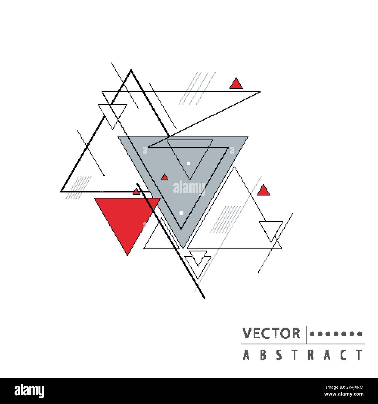 Vector Abstract Geometric Pattern Triangular Futuristic Shapes Cool
