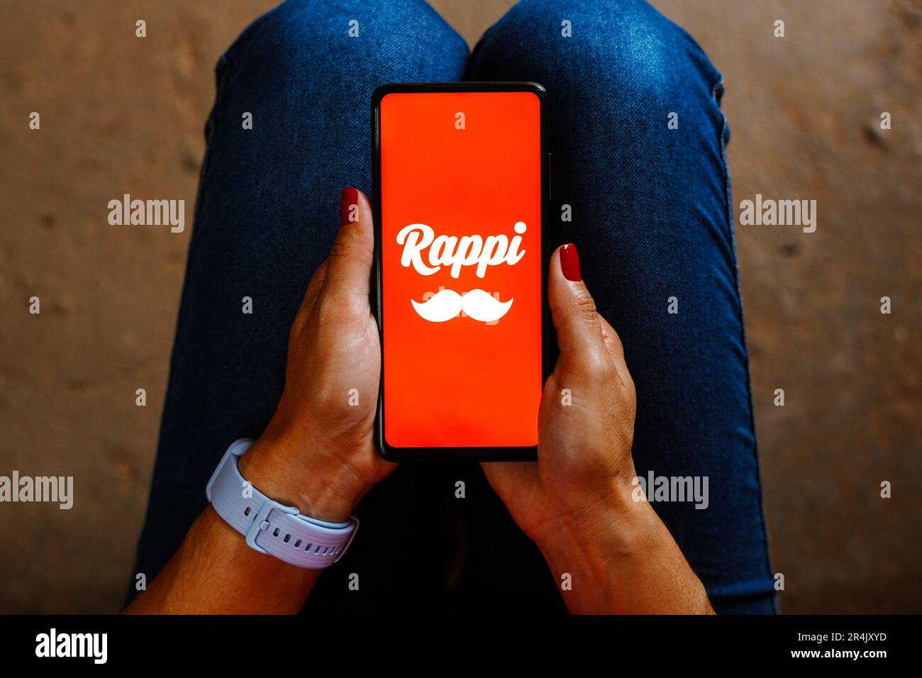 Brazil. 28th May, 2023. In this photo illustration, the Rappi logo is ...
