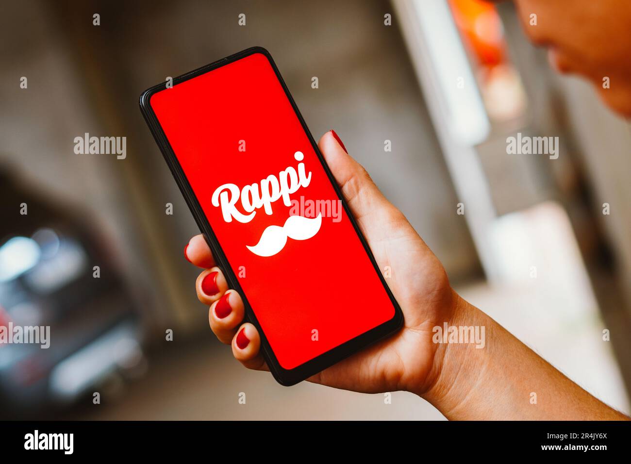 Brazil. 28th May, 2023. In this photo illustration, the Rappi logo is ...