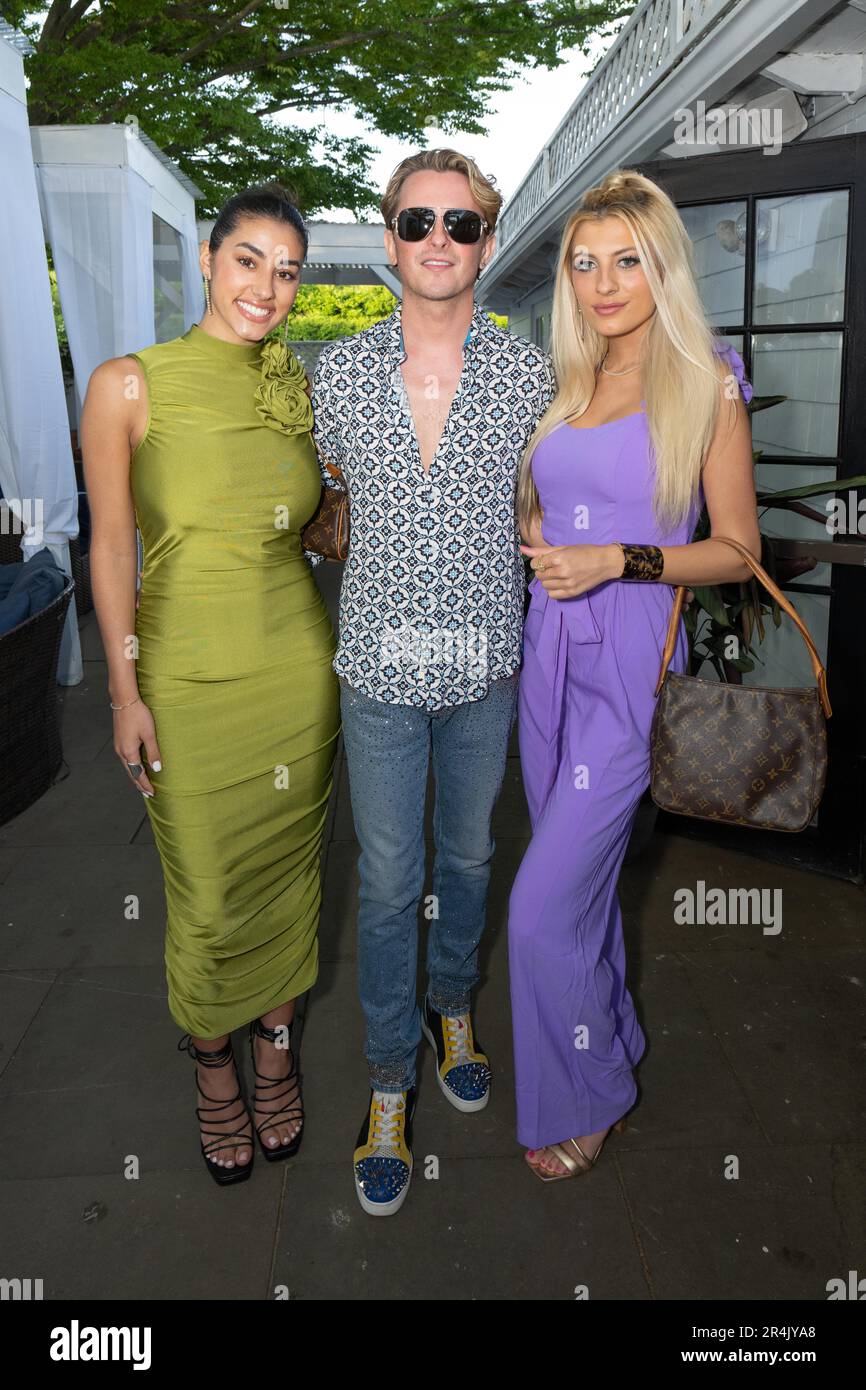 Noelle Villella, Marsin Molgielski and Samantha Crichton attend Hazel ...