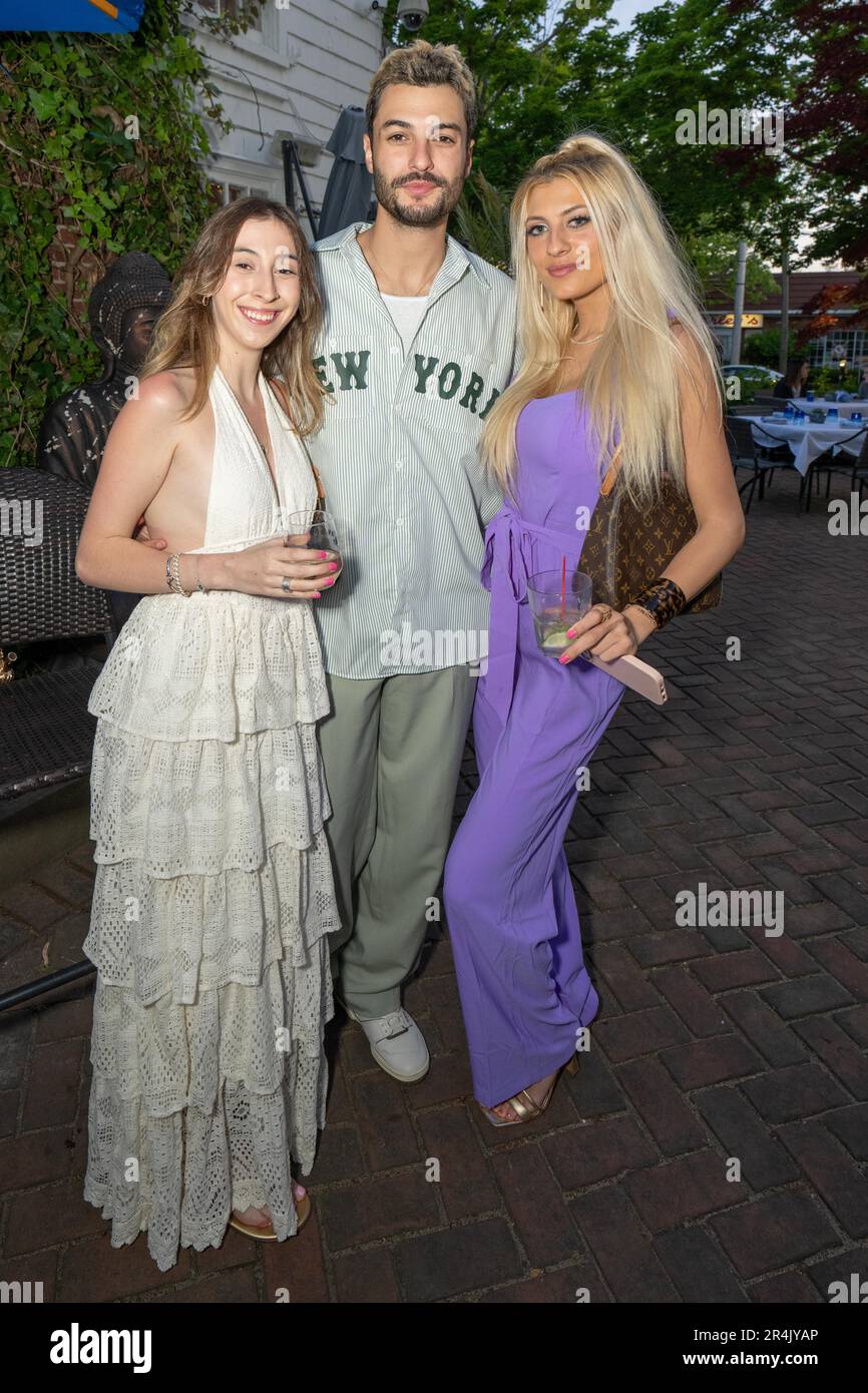 Jillian Gough, Ethan Thompson and Samantha Crichton attends Hazel ...
